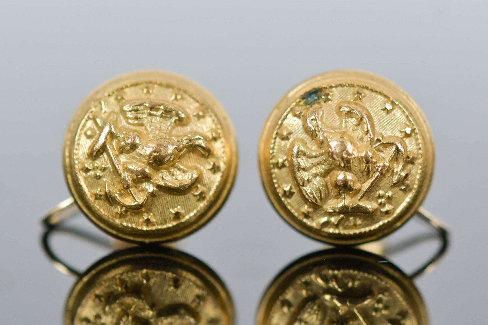 Antique 14k Gold Tiffany & Co. Chi Phi Fraternity, Harvard Stick Pins ...