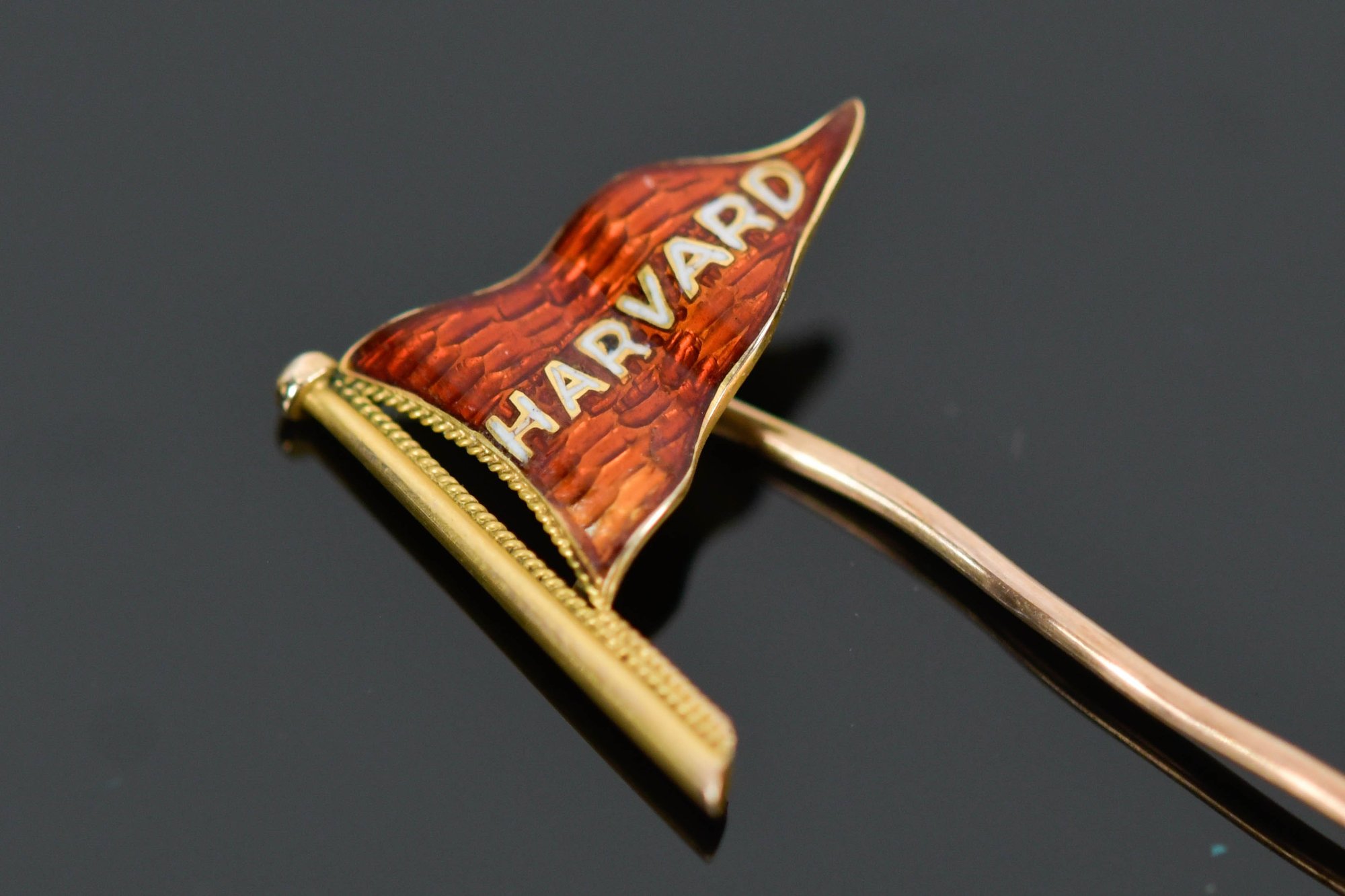 Antique 14k Gold Tiffany & Co. Chi Phi Fraternity, Harvard Stick Pins ...