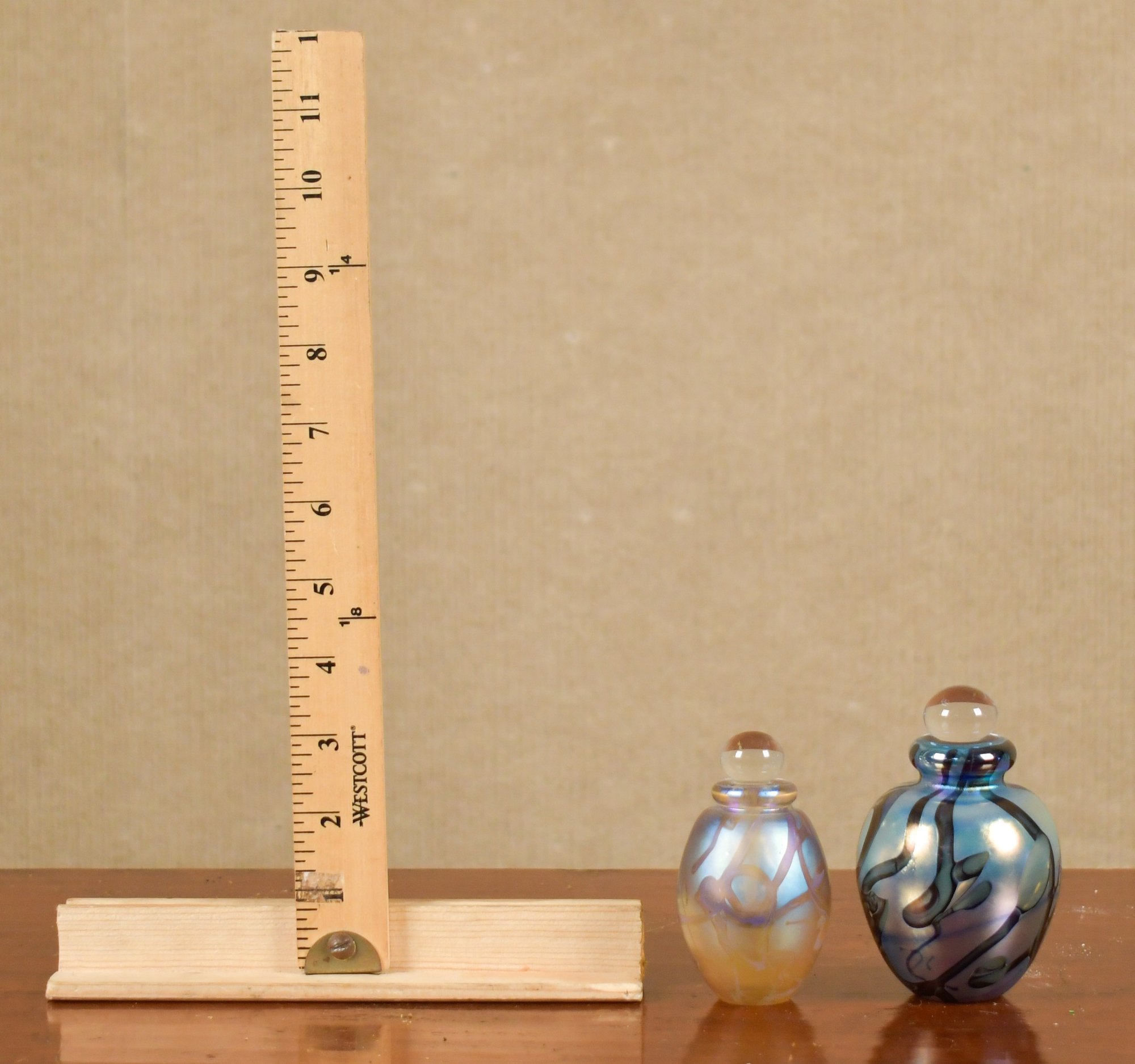 Two Eickholt Art Glass Perfume Bottles (CTF10) #52479 | Auctionninja.com