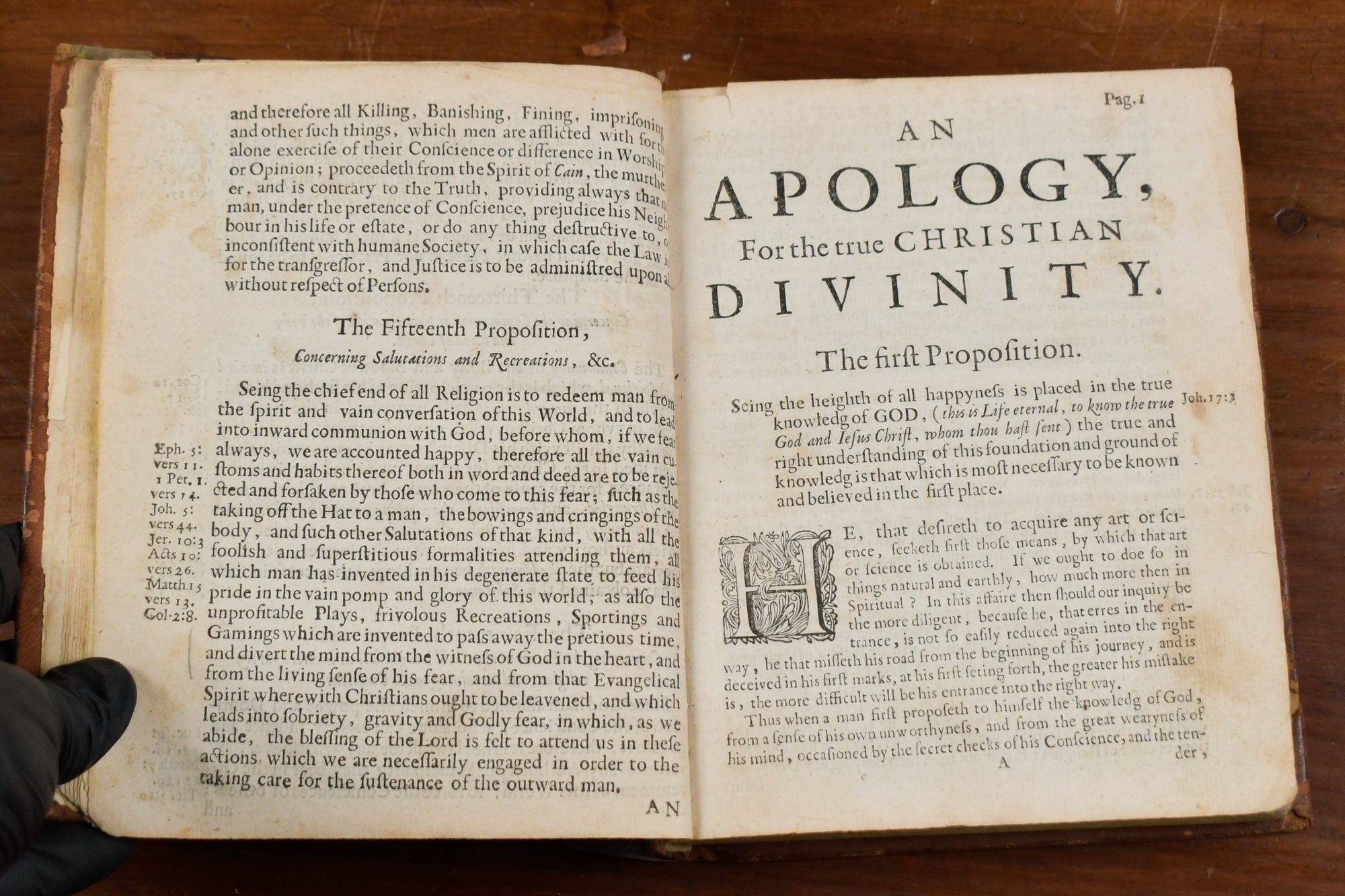 17th C. Volume, An Apology For The True Christian Divinity (CTF10 ...