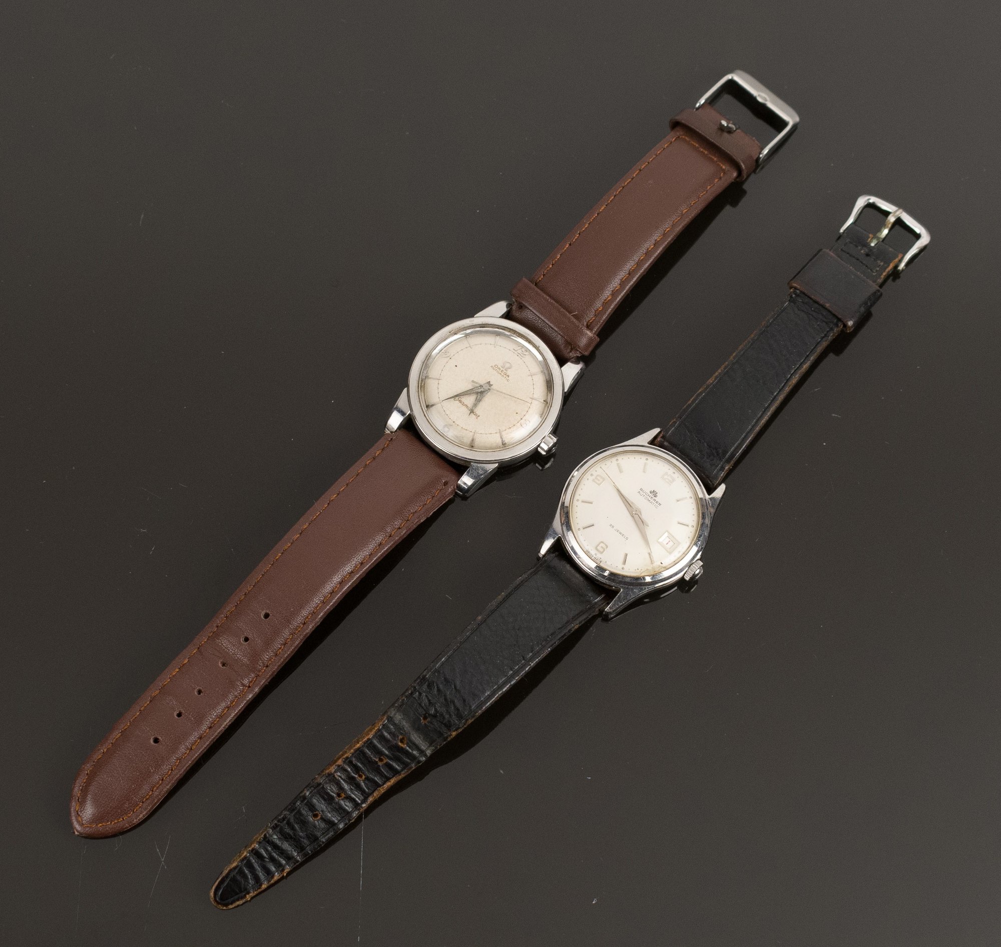 Four Vintage Men's Wrist Watches, Bulova, Omega & Bucherer (CTF10 ...