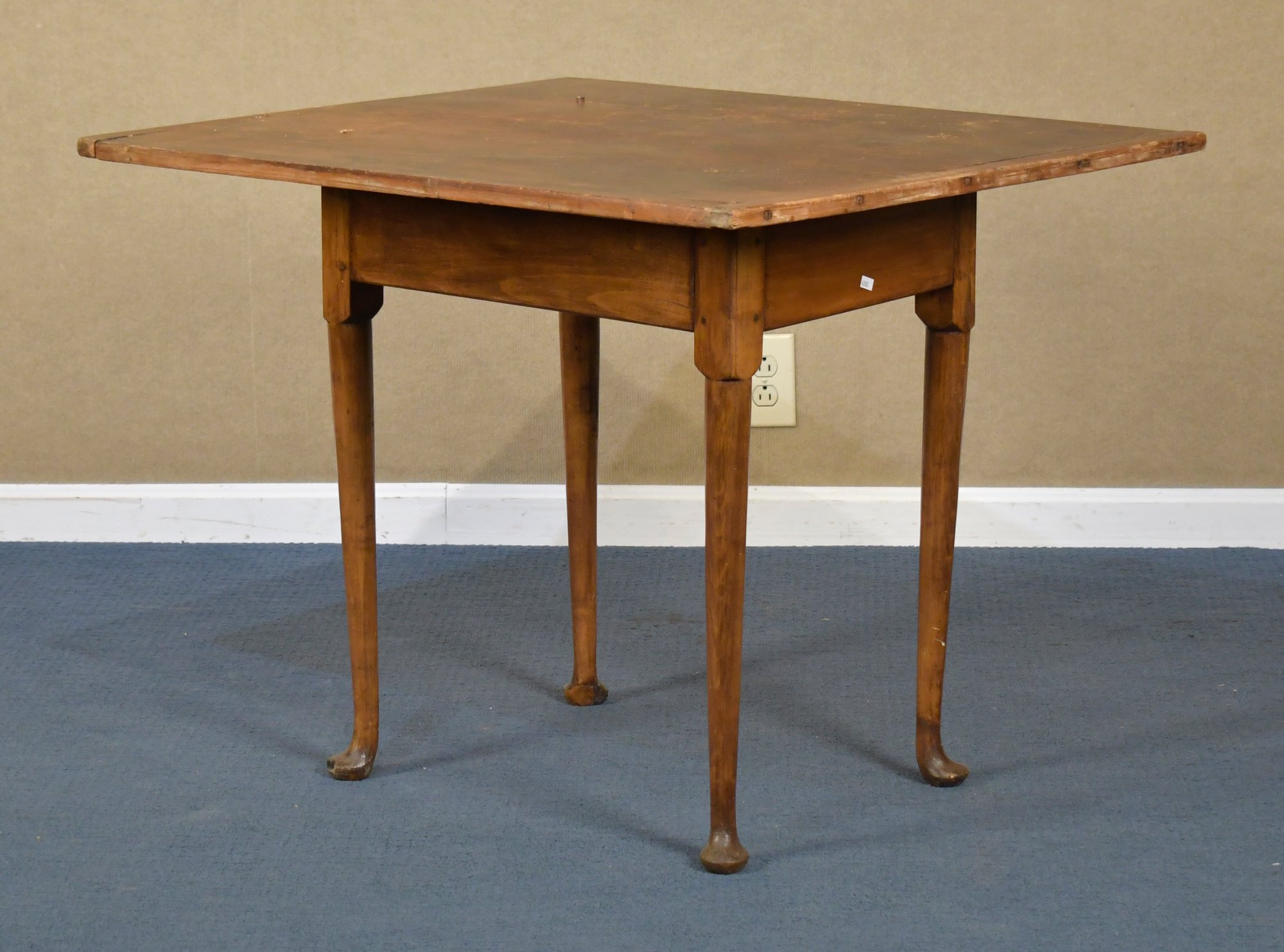 18th C. Queen Anne Maple And Pine Tap Table (CTF20) #43083 ...