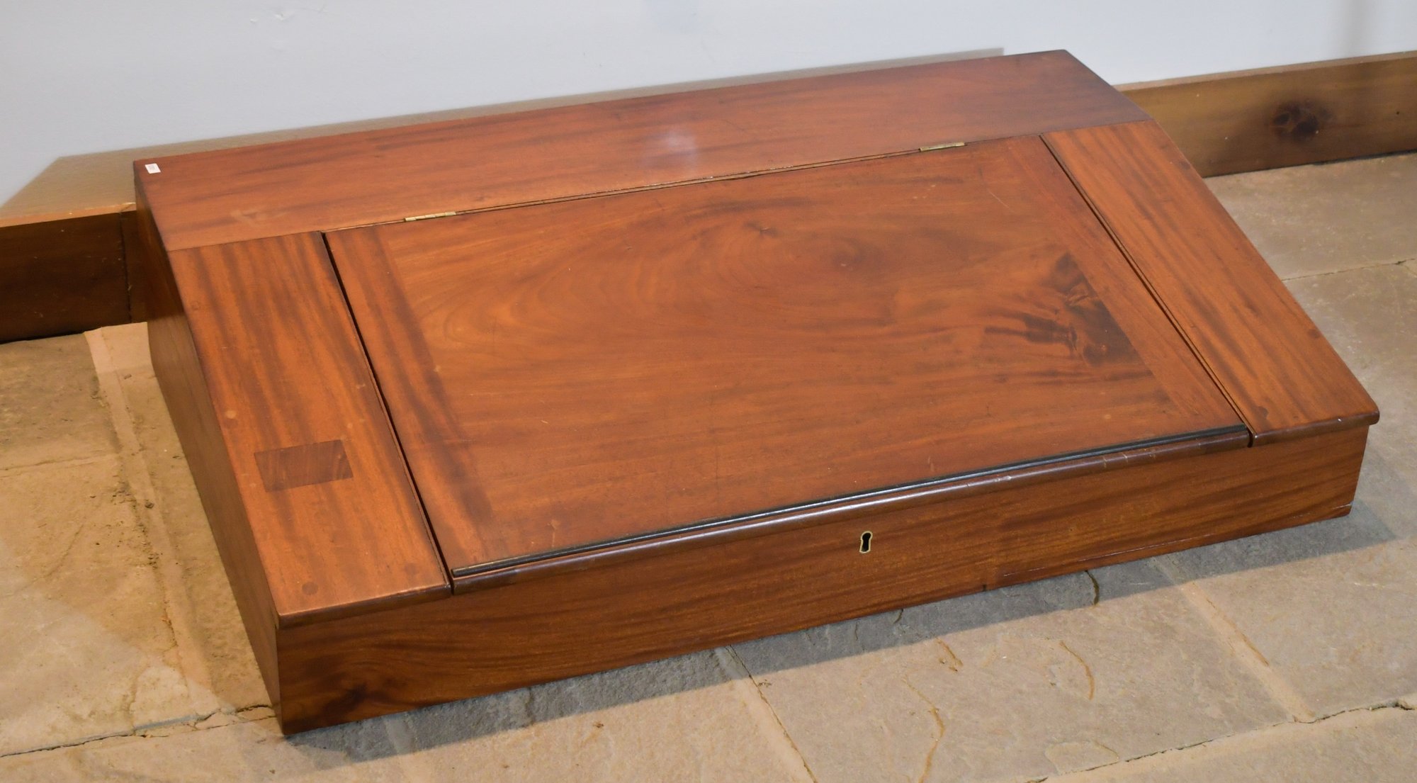 19th C. English Mahogany Slanted Writing Slope (CTF40) #53202 ...