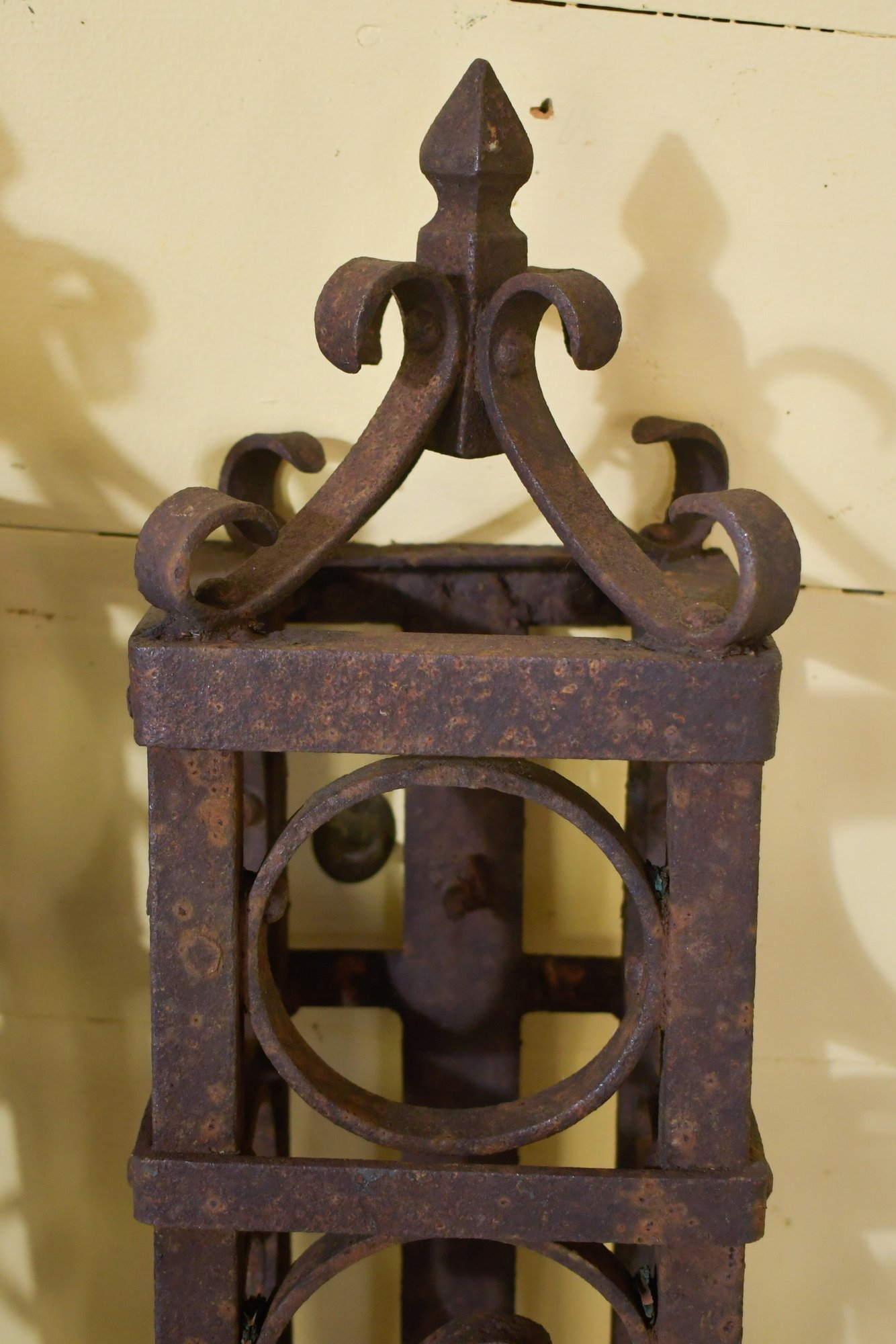 Antique Wrought Iron Gate Posts (CTF30) #53299 | Auctionninja.com