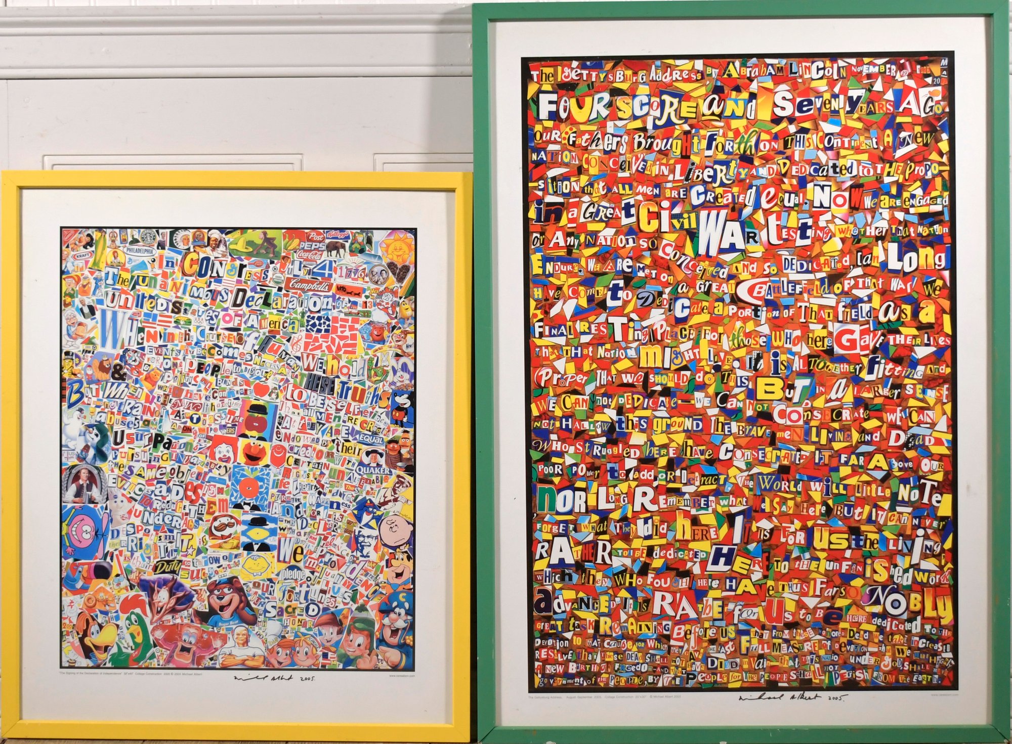Two Michael Albert Signed Posters (CTF20) #38179 | Auctionninja.com