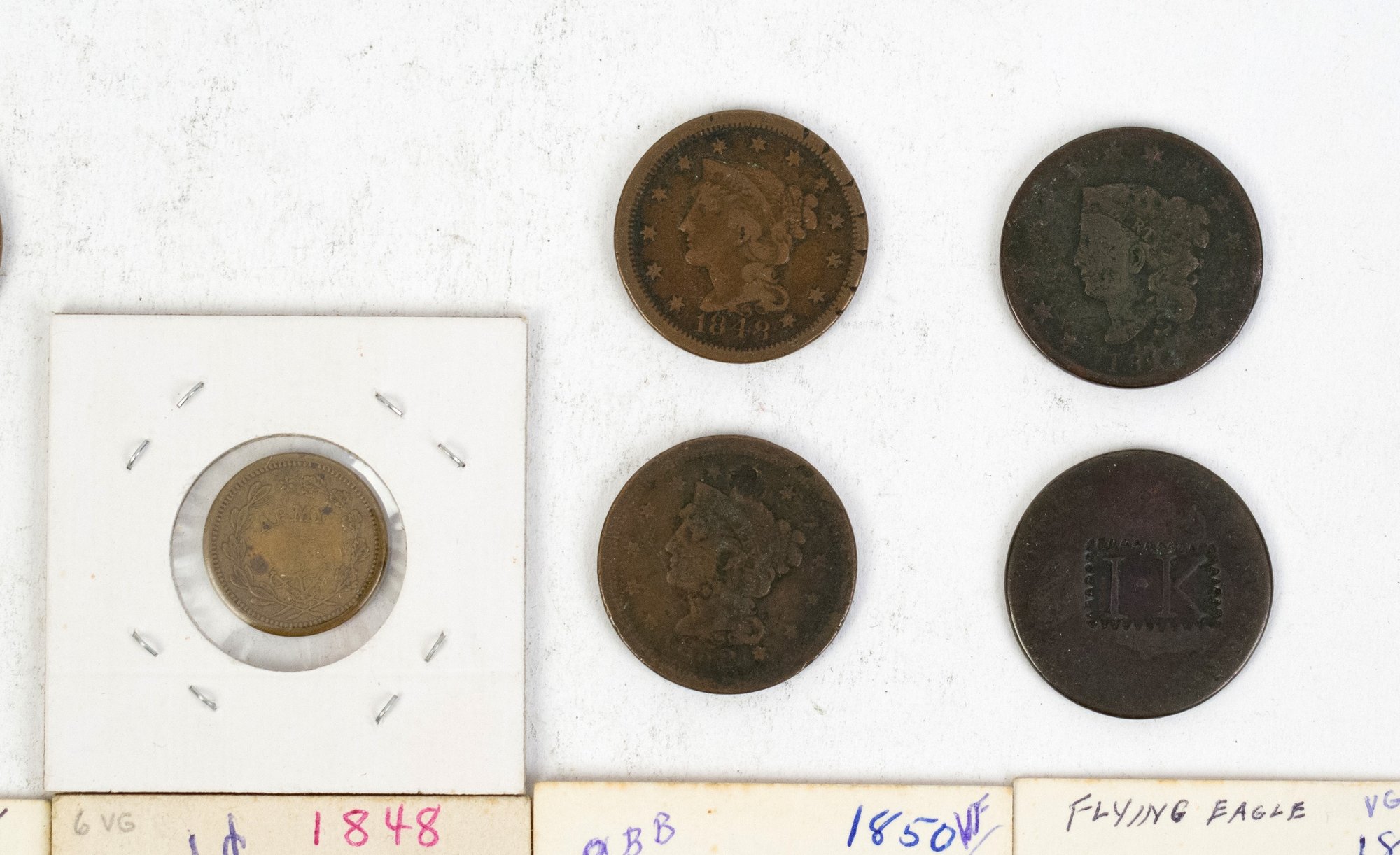 23 Early Copper Coins (CTF10) #47496 | Auctionninja.com