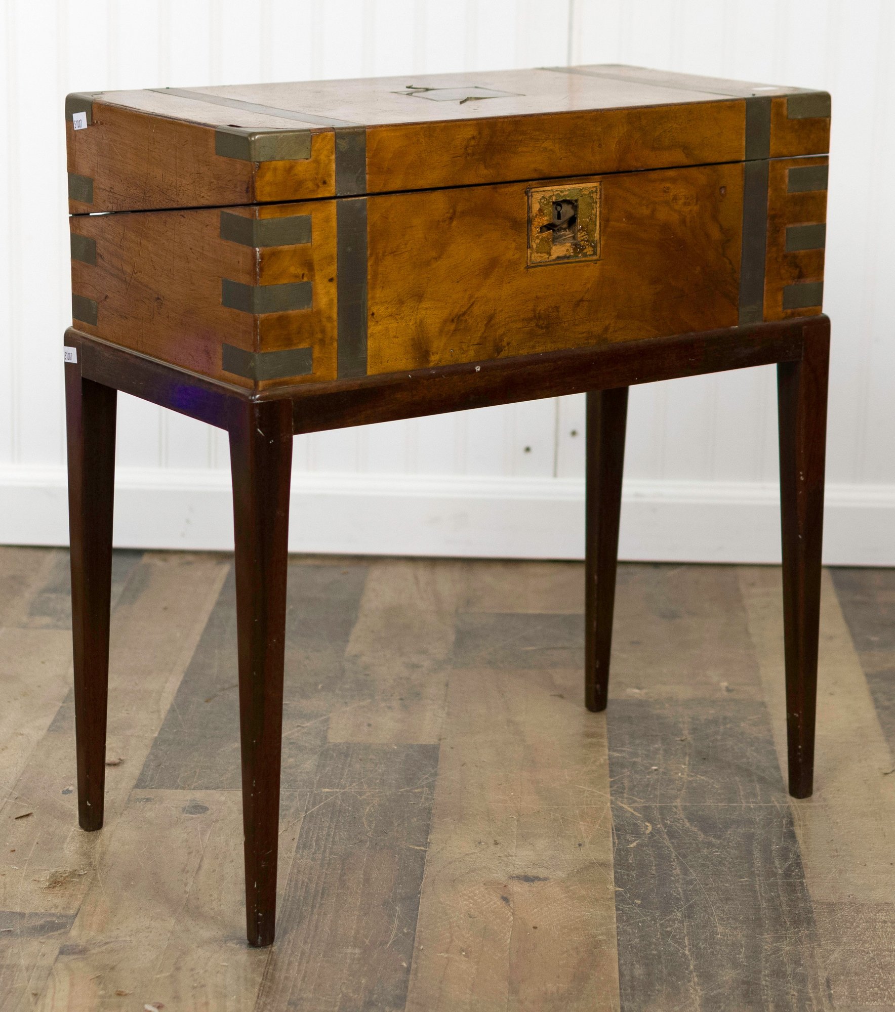 Antique Mahogany Writing Desk On Stand (CTF10) #51007 | Auctionninja.com
