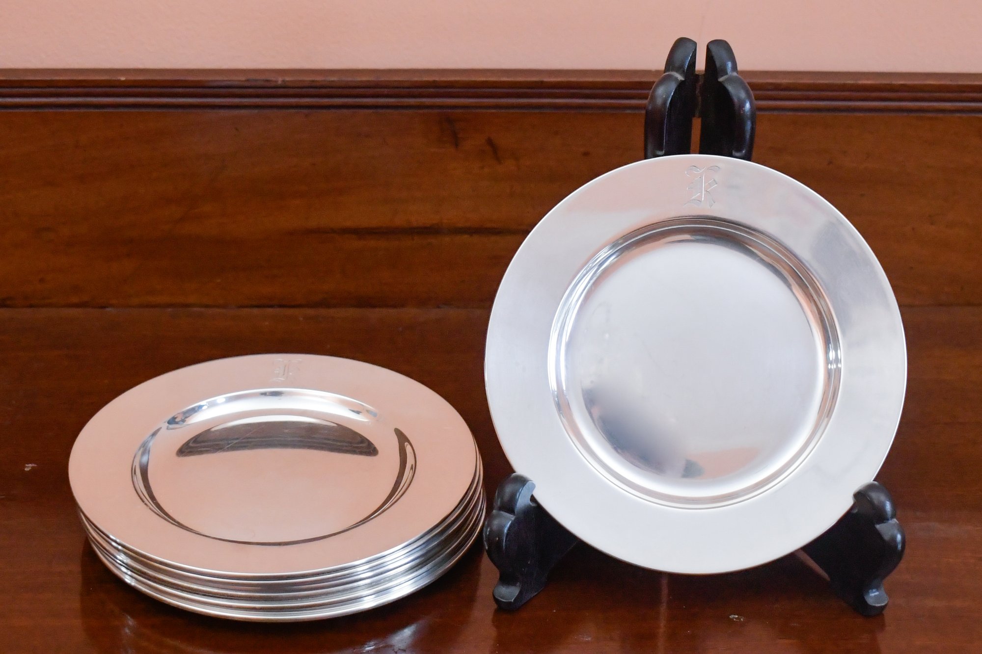 10 Gorham Sterling Plates (CTF20) #44289 | Auctionninja.com