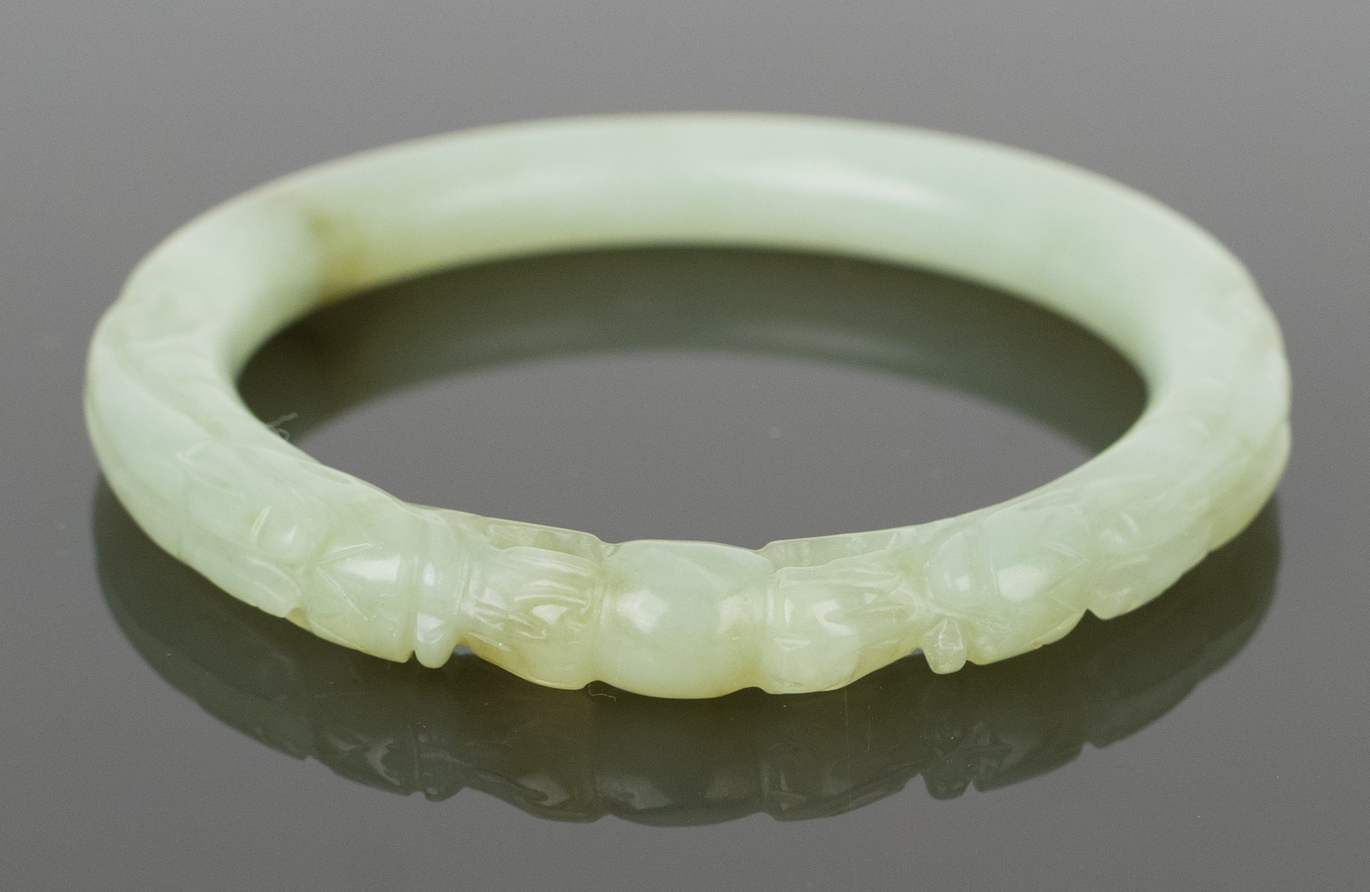 Three Chinese Jade Bracelets (CTF10) #43726 | Auctionninja.com