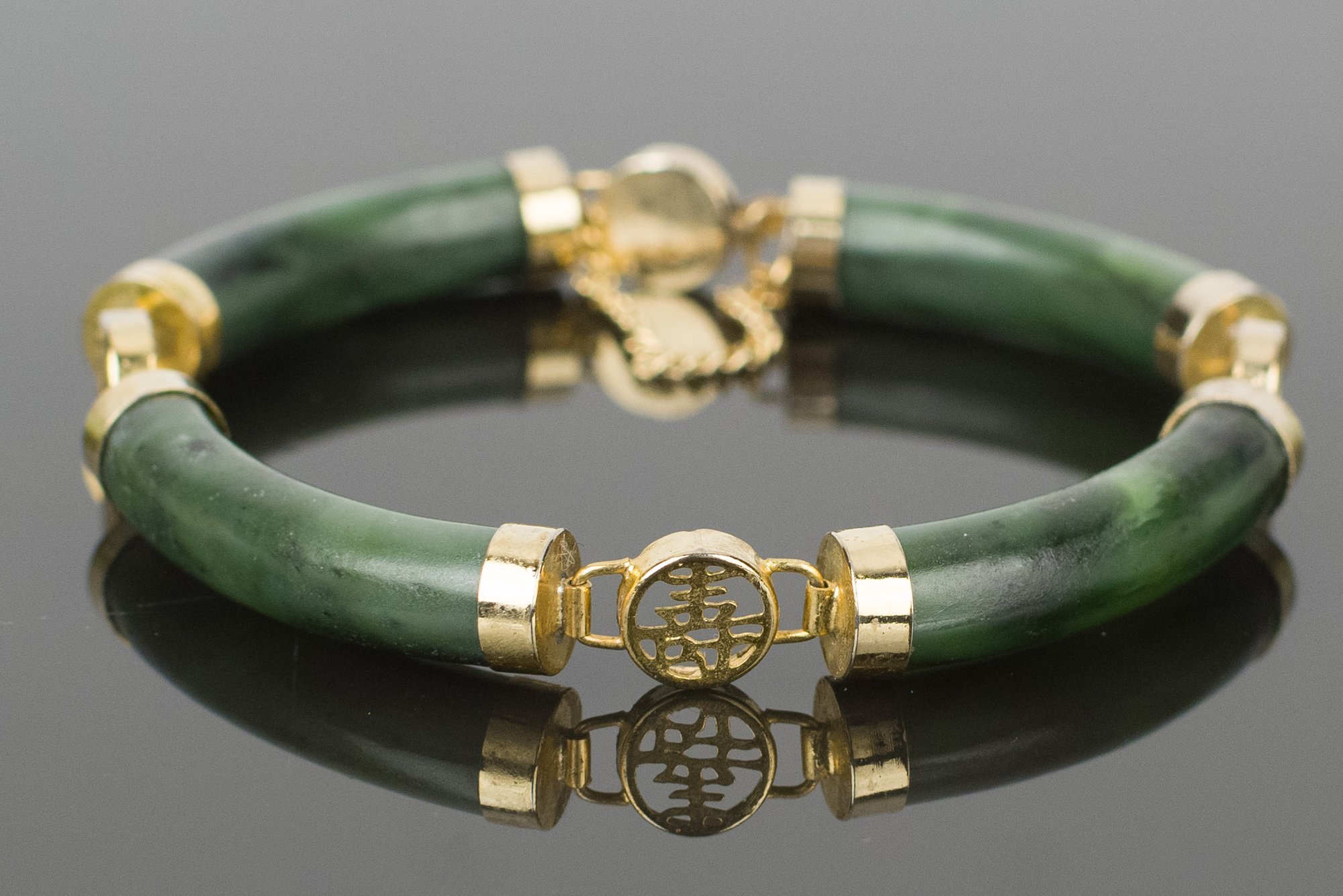Three Chinese Jade Bracelets (CTF10) #43726 | Auctionninja.com