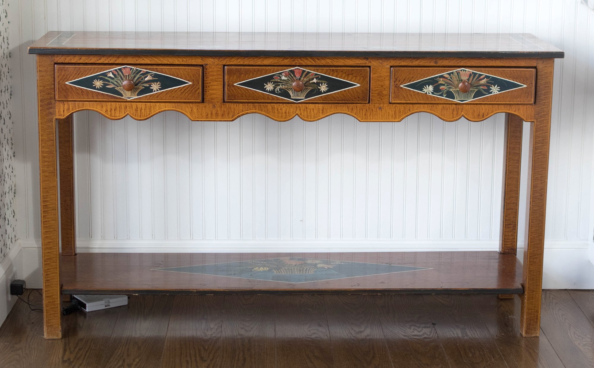 20th C. Painted Hall/ Sofa Table (CTF20) #43496 | Auctionninja.com