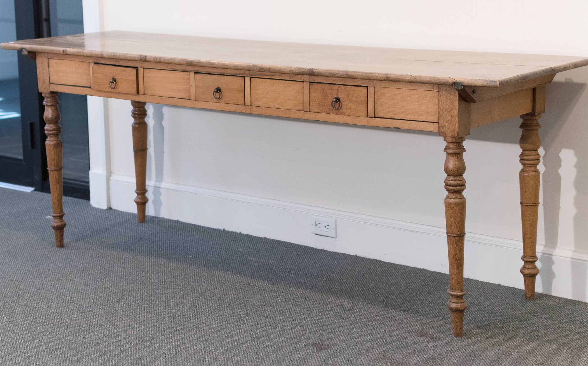 Antique Maple And Chestnut Console Table (CTF40) #43525 | Auctionninja.com