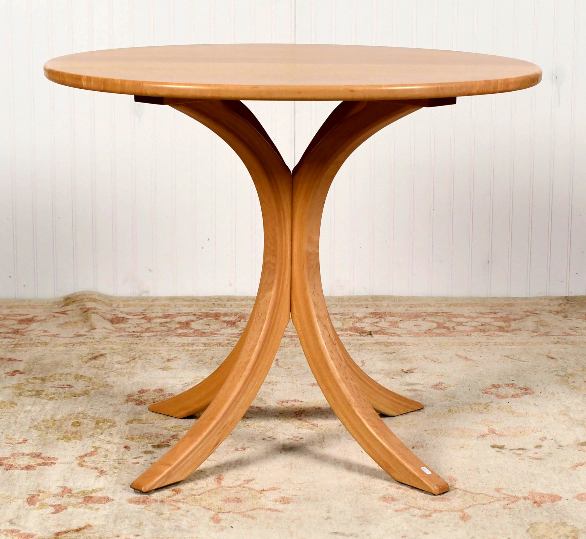 Pompanoosuc Mills Birdseye Maple Vernon Dining Table (CTF20) #34051 ...
