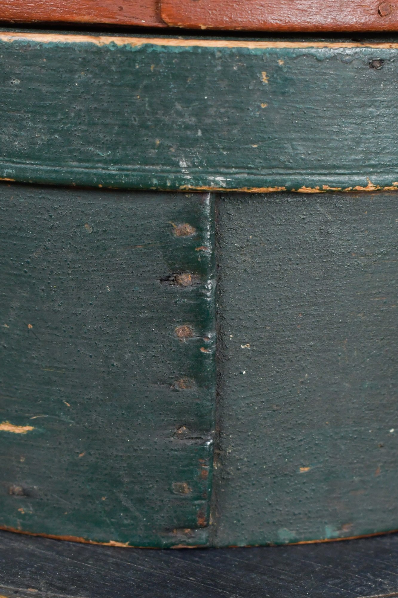 Four Antique Circular Pantry Boxes In Paint, 4 Of 4 (CTF20) #55169 ...