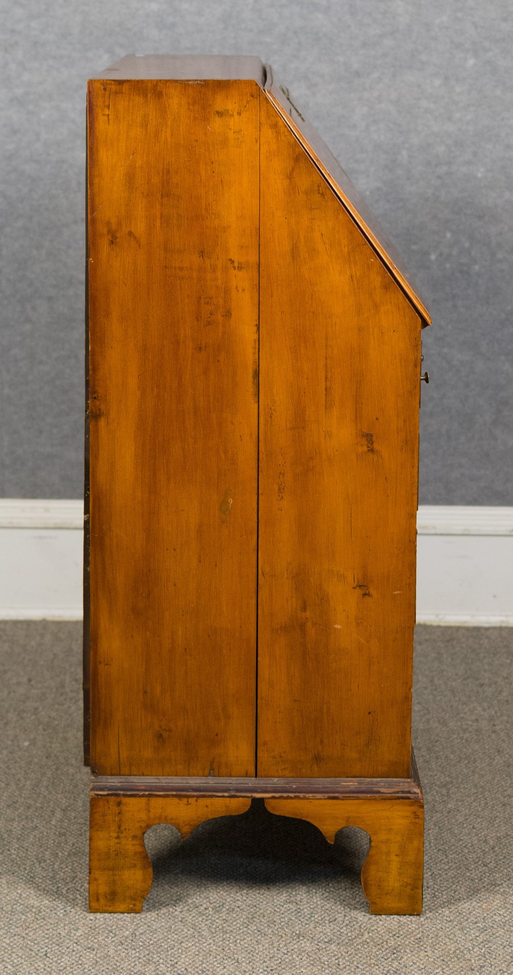 Antique Diminutive Tiger Maple Desk (cTF20) #52471 | Auctionninja.com