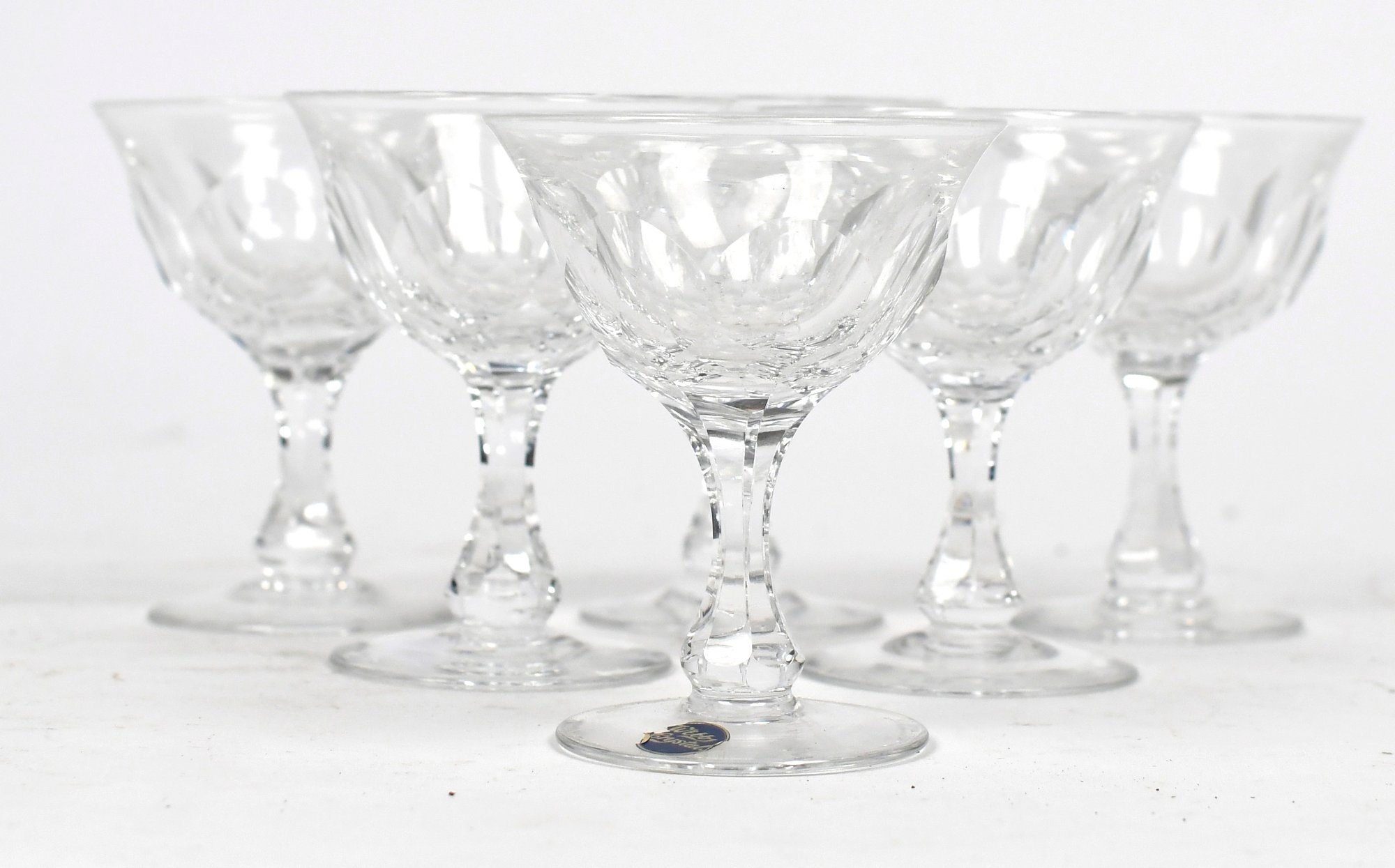 Antique Webb Cut Glass Wines, 6pcs (CTF10) #36290 | Auctionninja.com