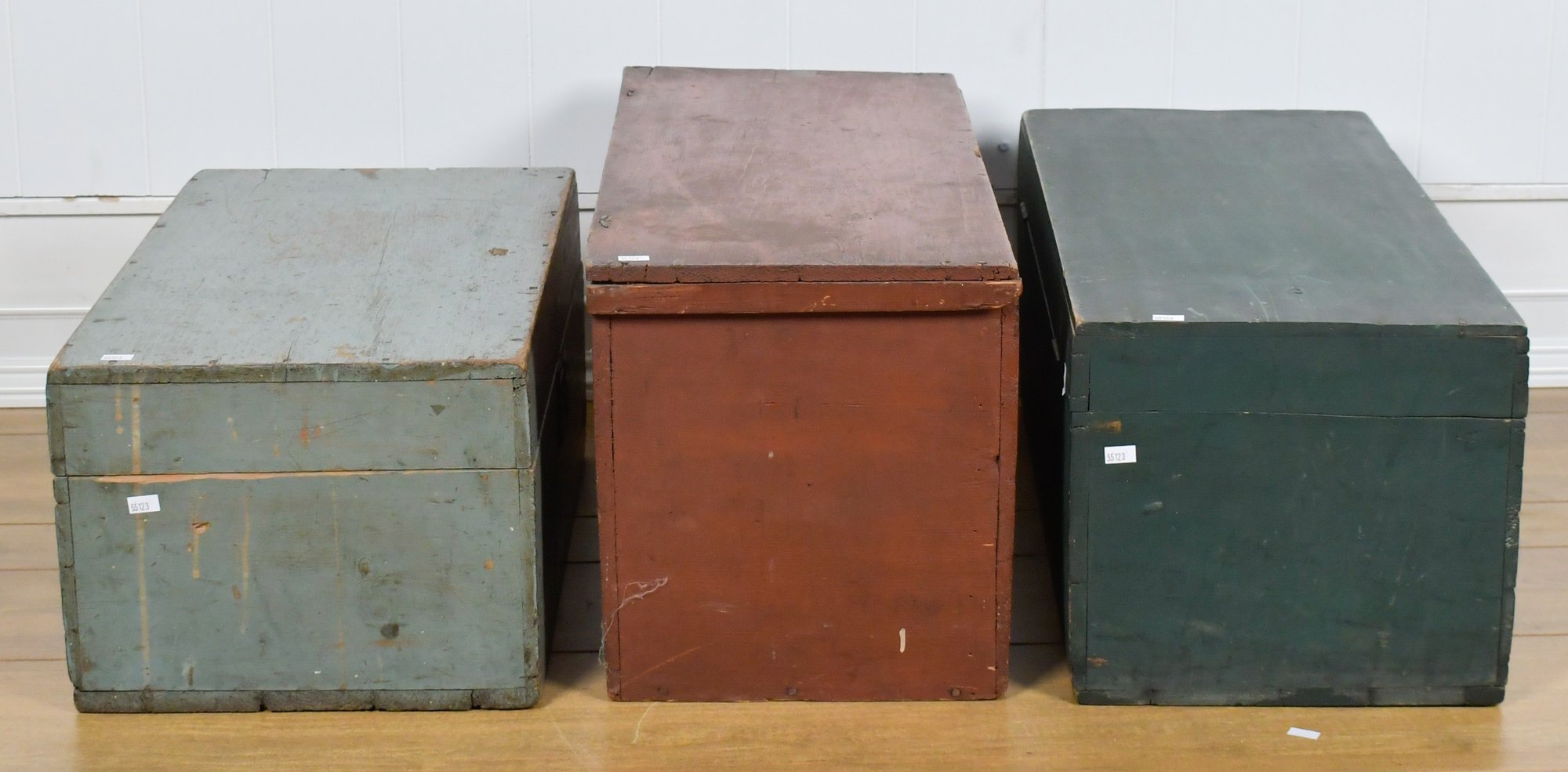 Three Good Antique Lift Top Document Boxes (CTF30) #55123 ...