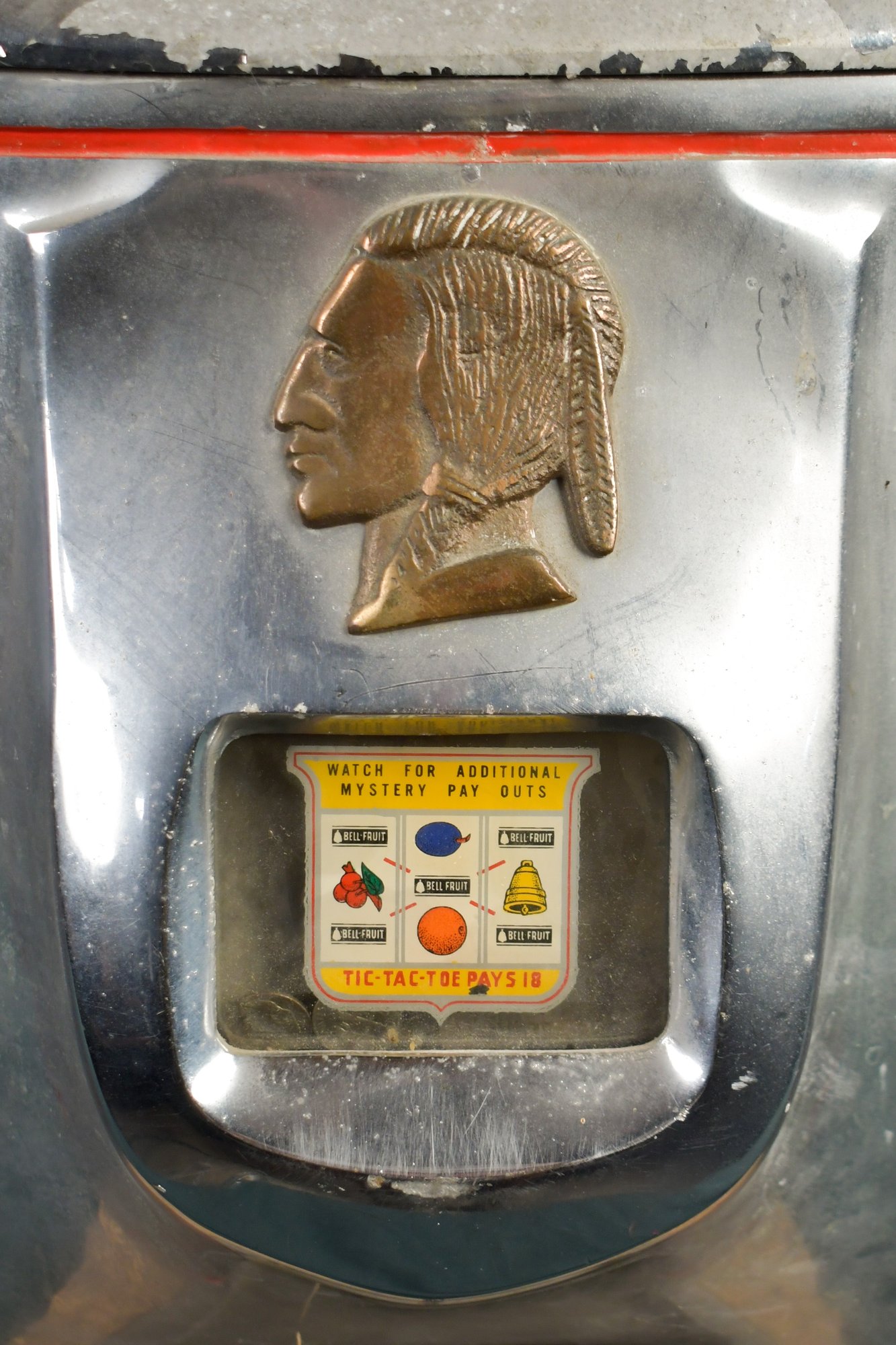 Vintage Jennings Chief Tic Tac Toe Slot Machine (CTF20) #46956 ...