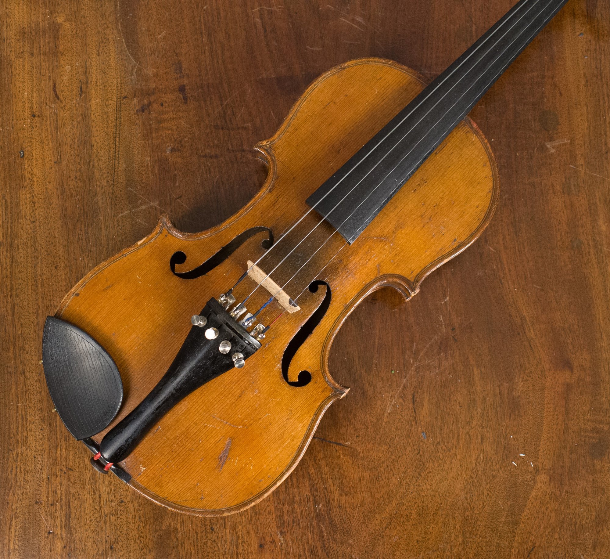 Antique German Violin And Bow (CTF10) #47770 | Auctionninja.com