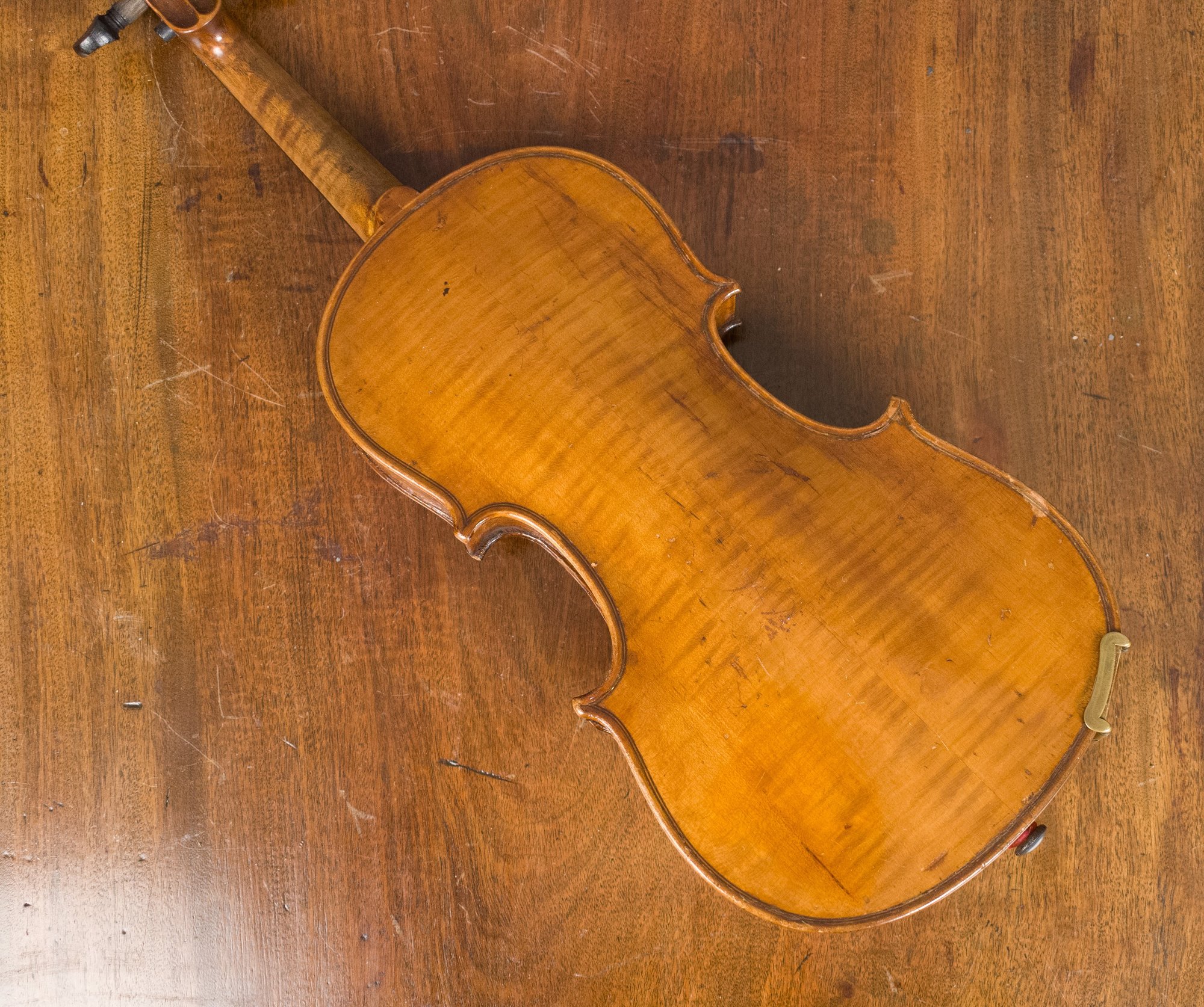 Antique German Violin And Bow (CTF10) #47770 | Auctionninja.com