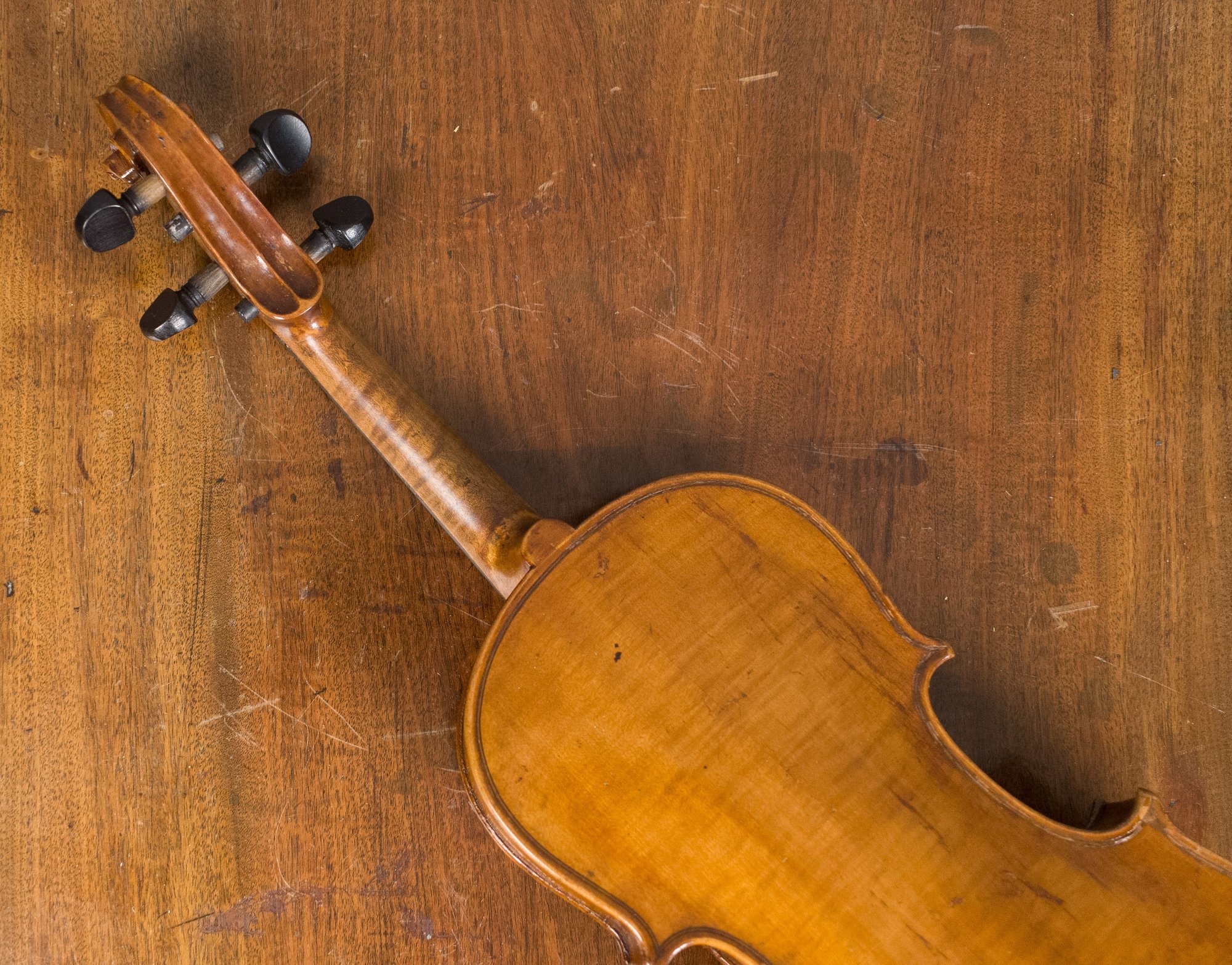 Antique German Violin And Bow (CTF10) #47770 | Auctionninja.com