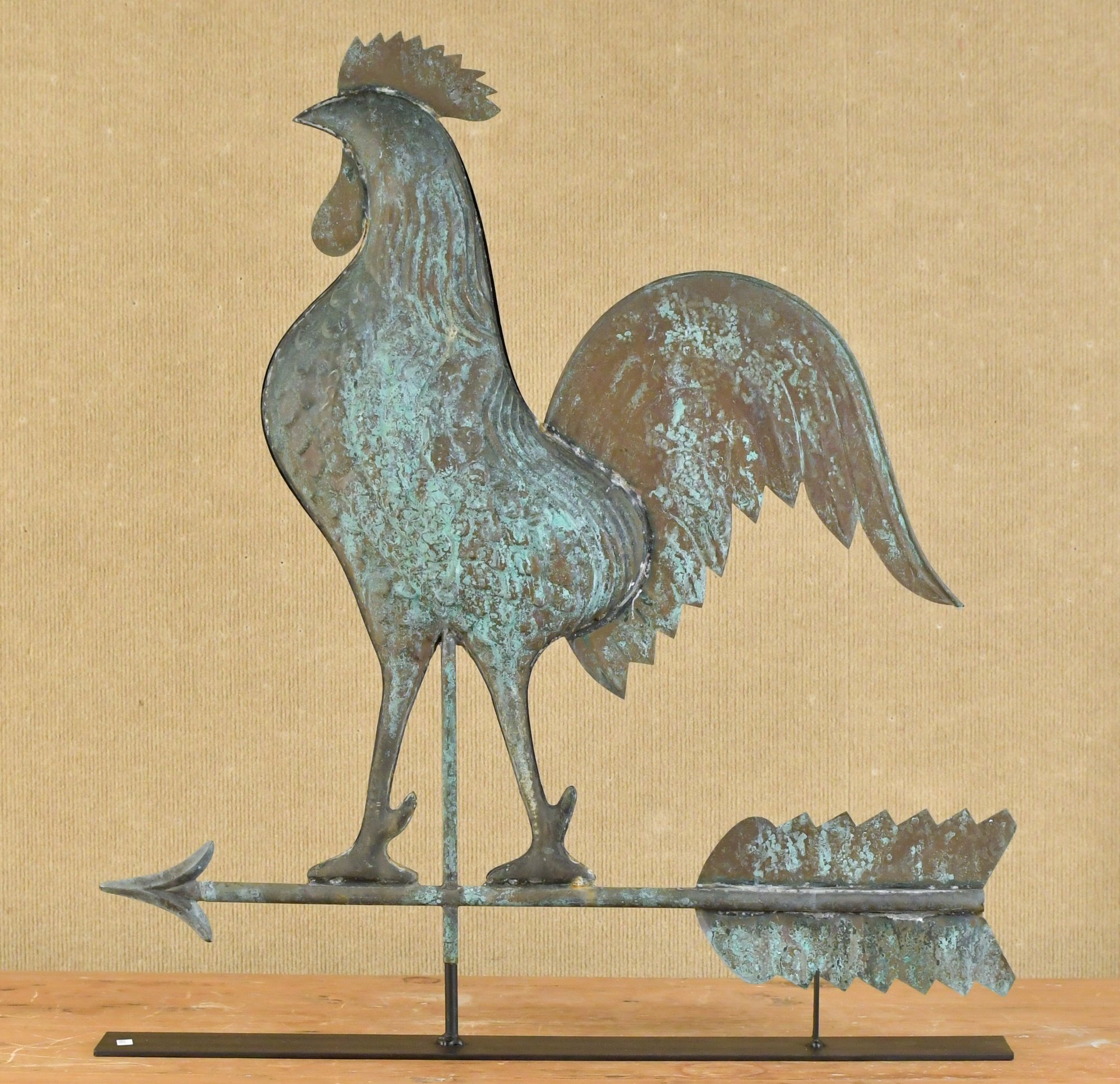 Vintage Copper Rooster Weathervane (CTF20) #44980 | Auctionninja.com