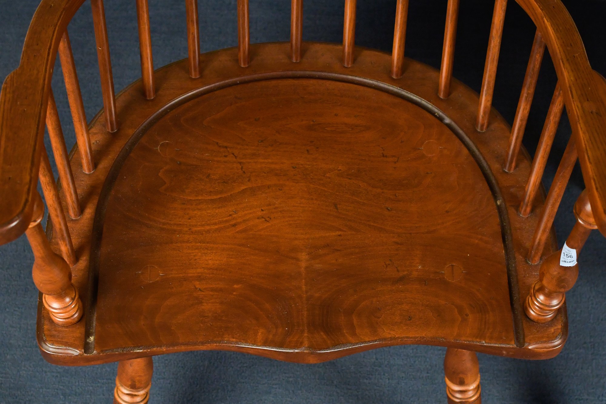 Pr. 20th C. Frederick Duckloe PA Windsor Style Arm Chairs (CTF30 ...