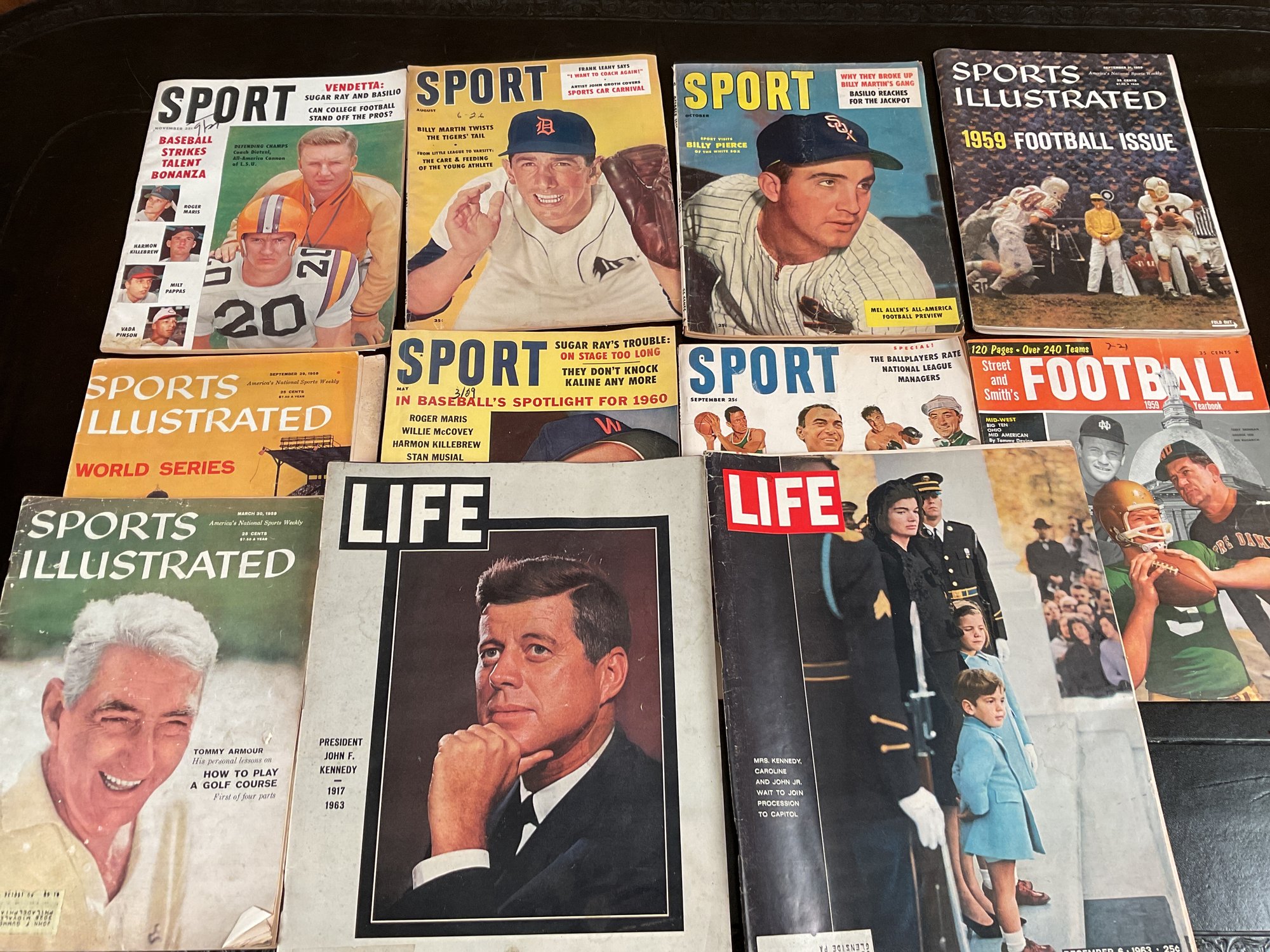 1950-1960s Sports Illustrated And Life Magazines (CTF10) #44075 ...