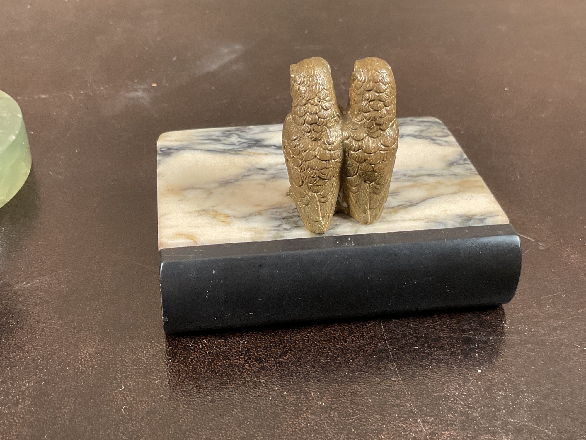 Antique Bronze And Stone Paperweights (CTF10) #44079 | Auctionninja.com
