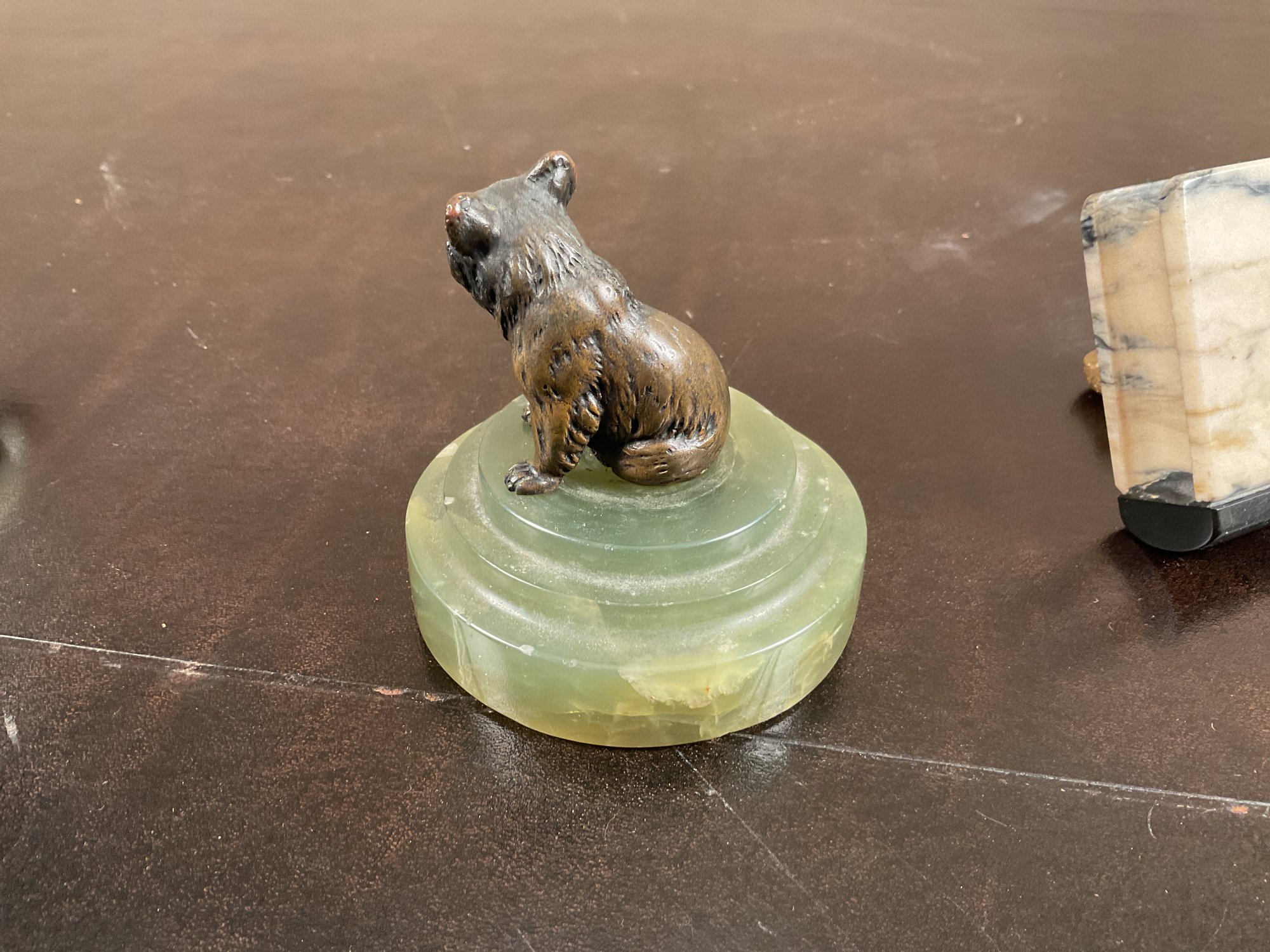 Antique Bronze And Stone Paperweights (CTF10) #44079 | Auctionninja.com