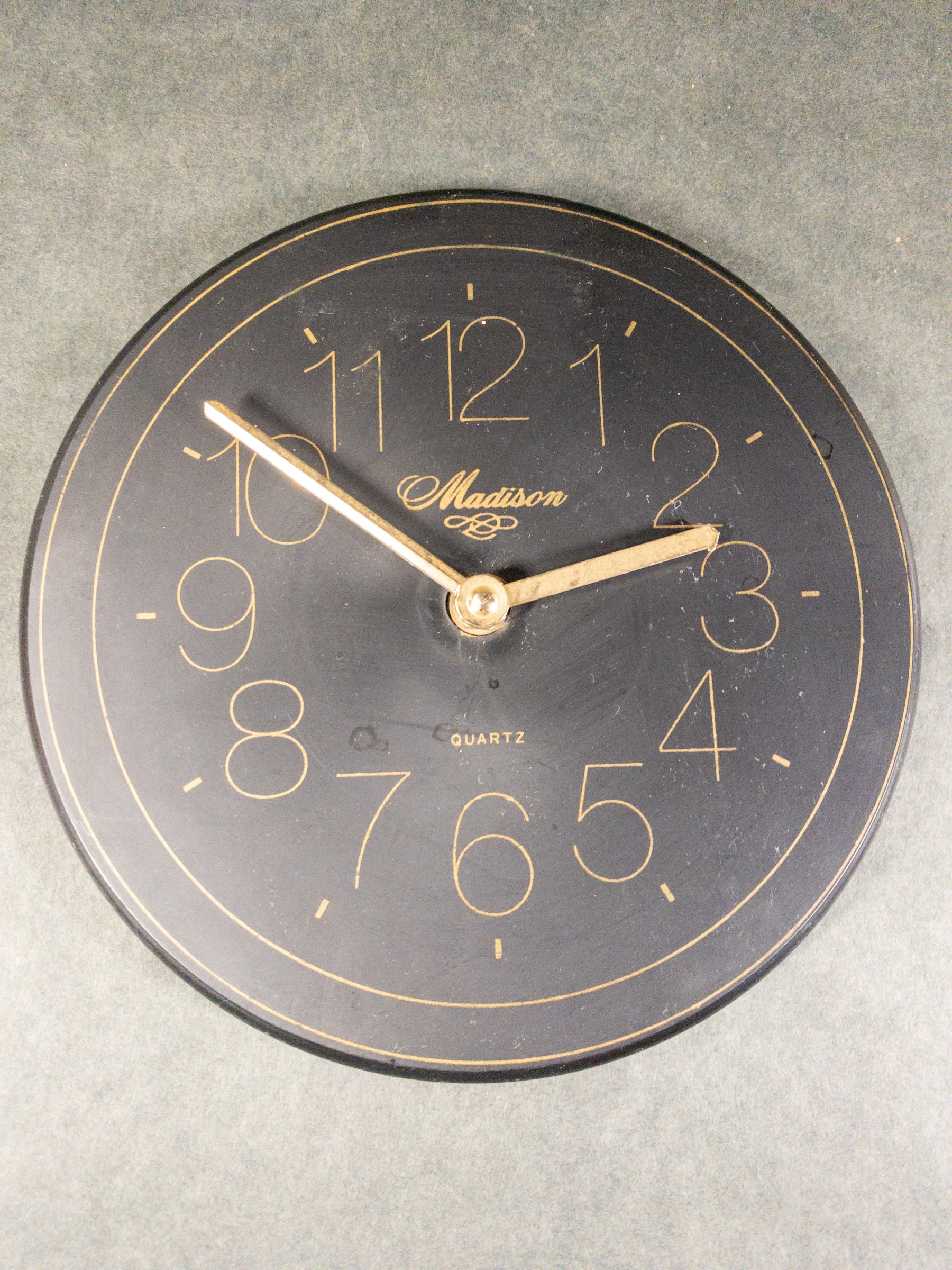 Madison Quartz Wall Clock - Vintage Design, Made In Japan #10124 ...