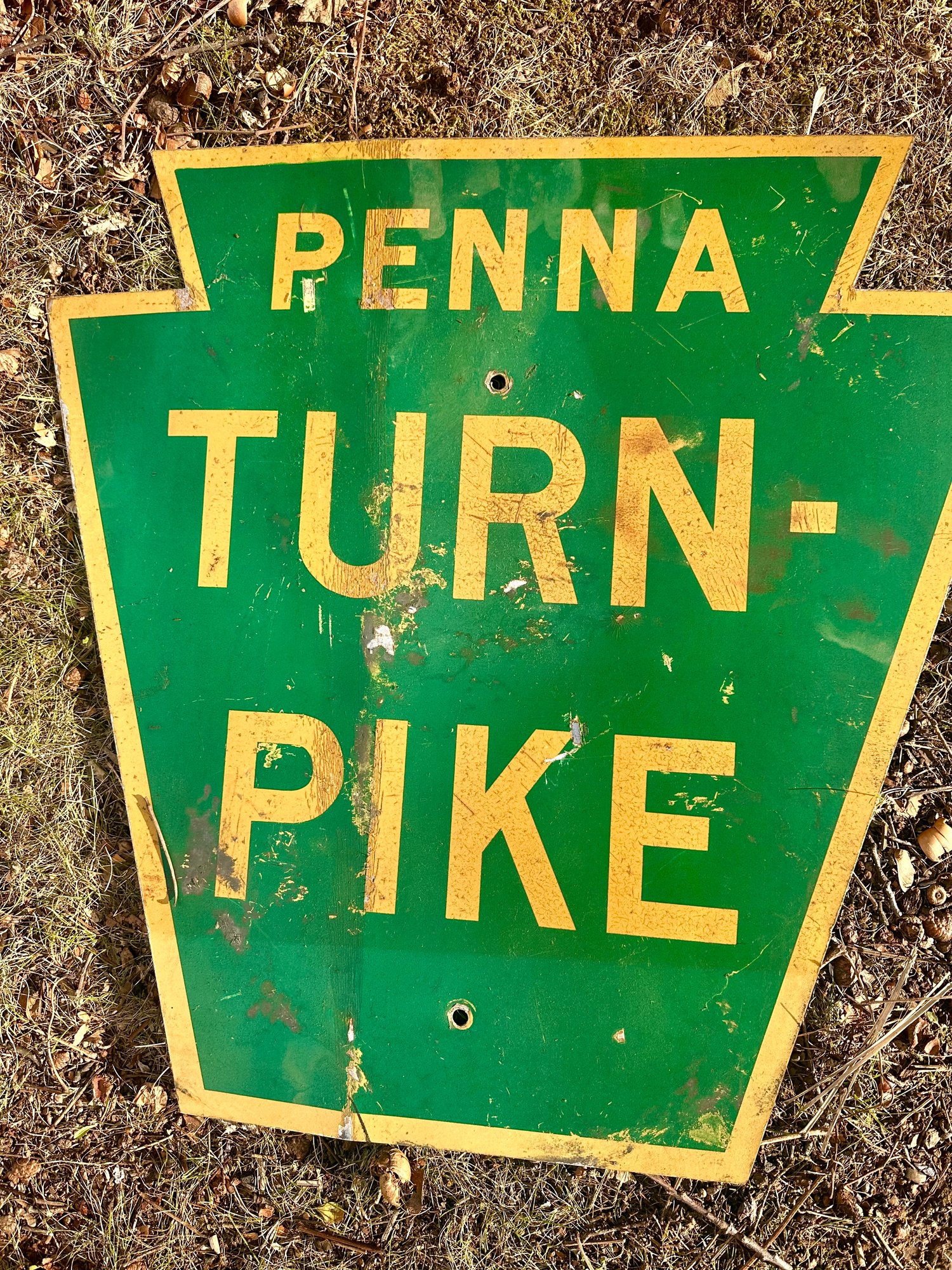 Genuine Metal Street Sign PENNA TURNPIKE #35067 | Auctionninja.com