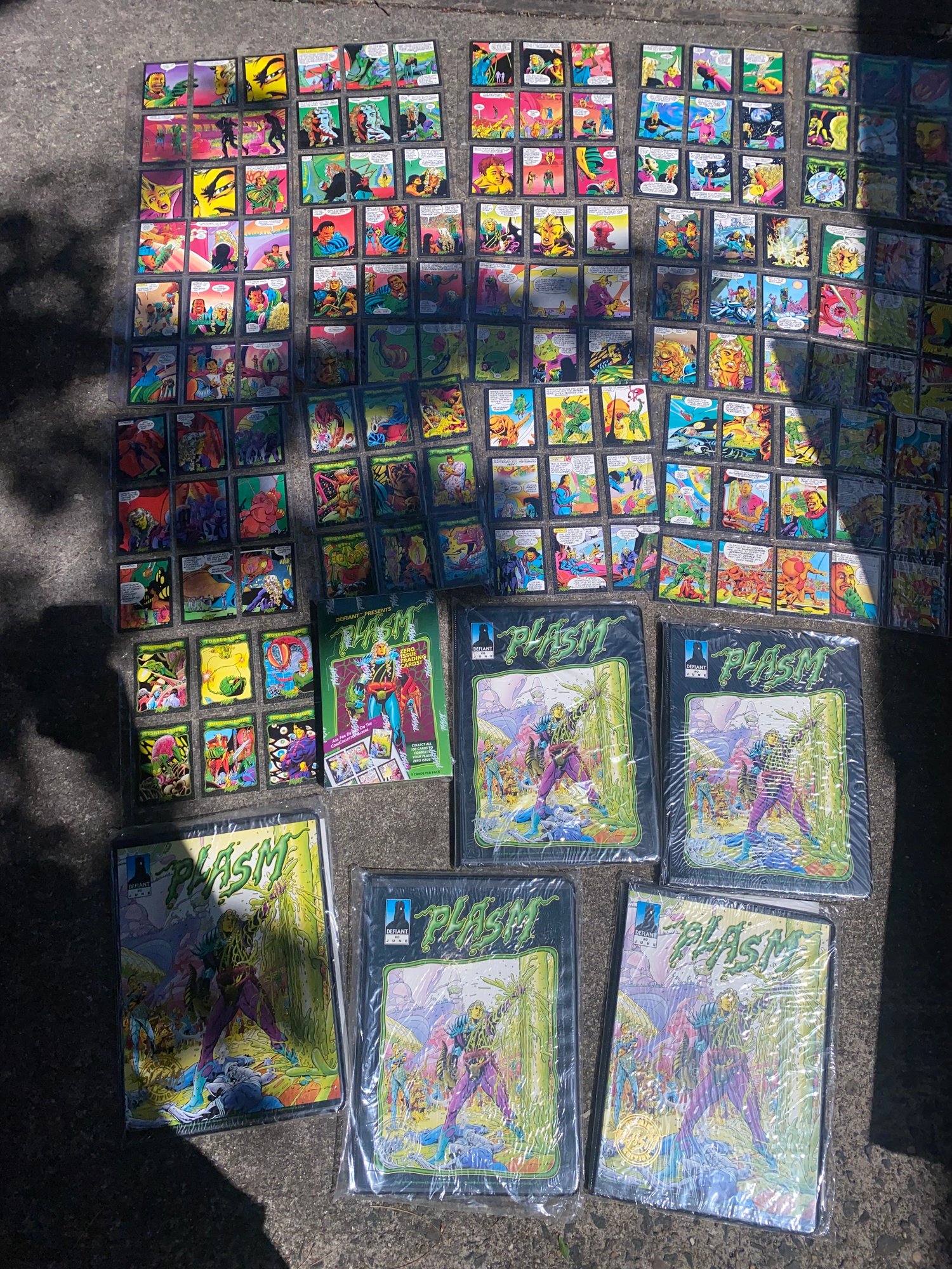 Large Lot Of Defiant Comics Plasma Trading Cards & Collector Books ...