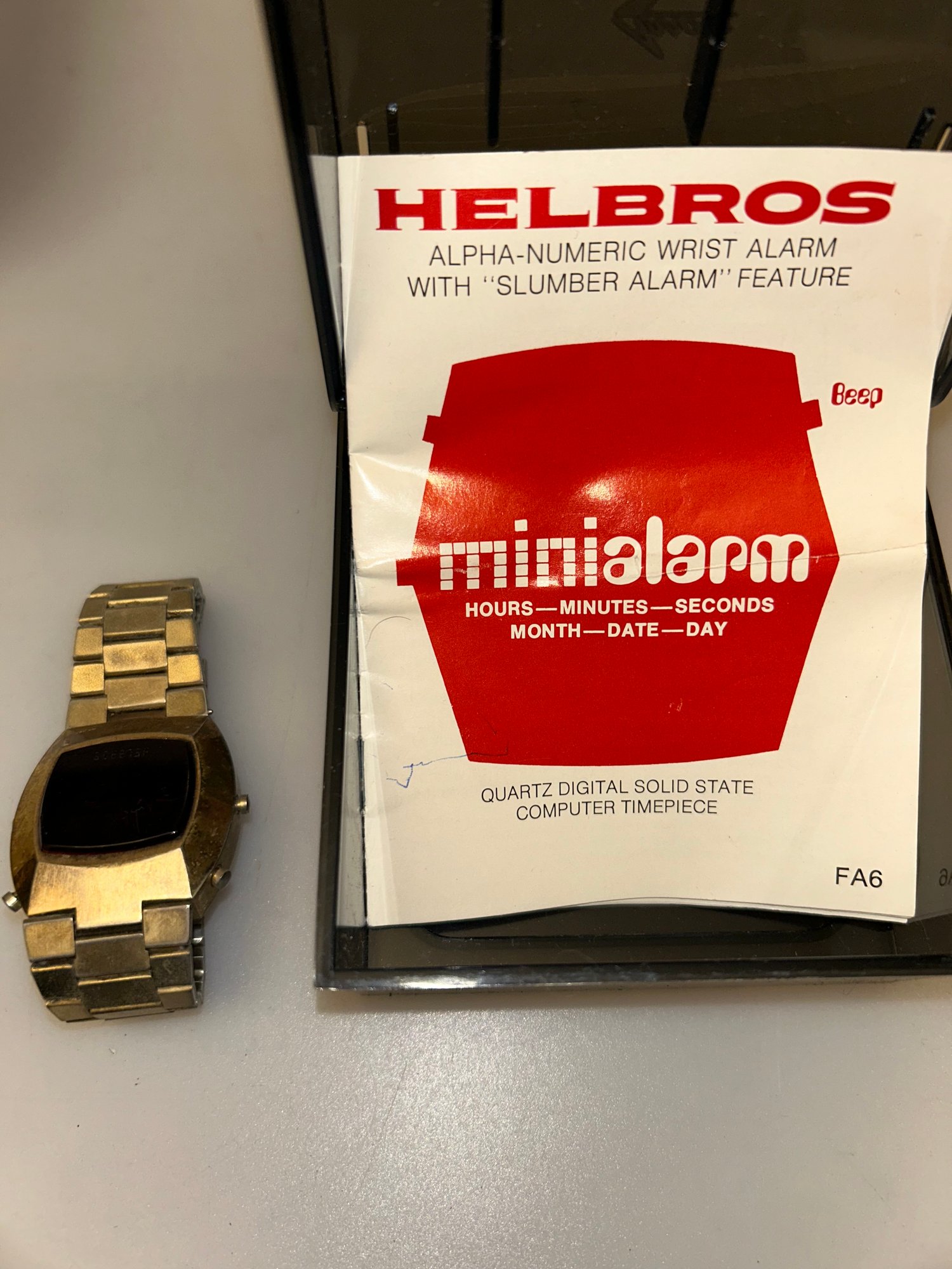 Vintage Helbros Digital Watch #35328 | Auctionninja.com