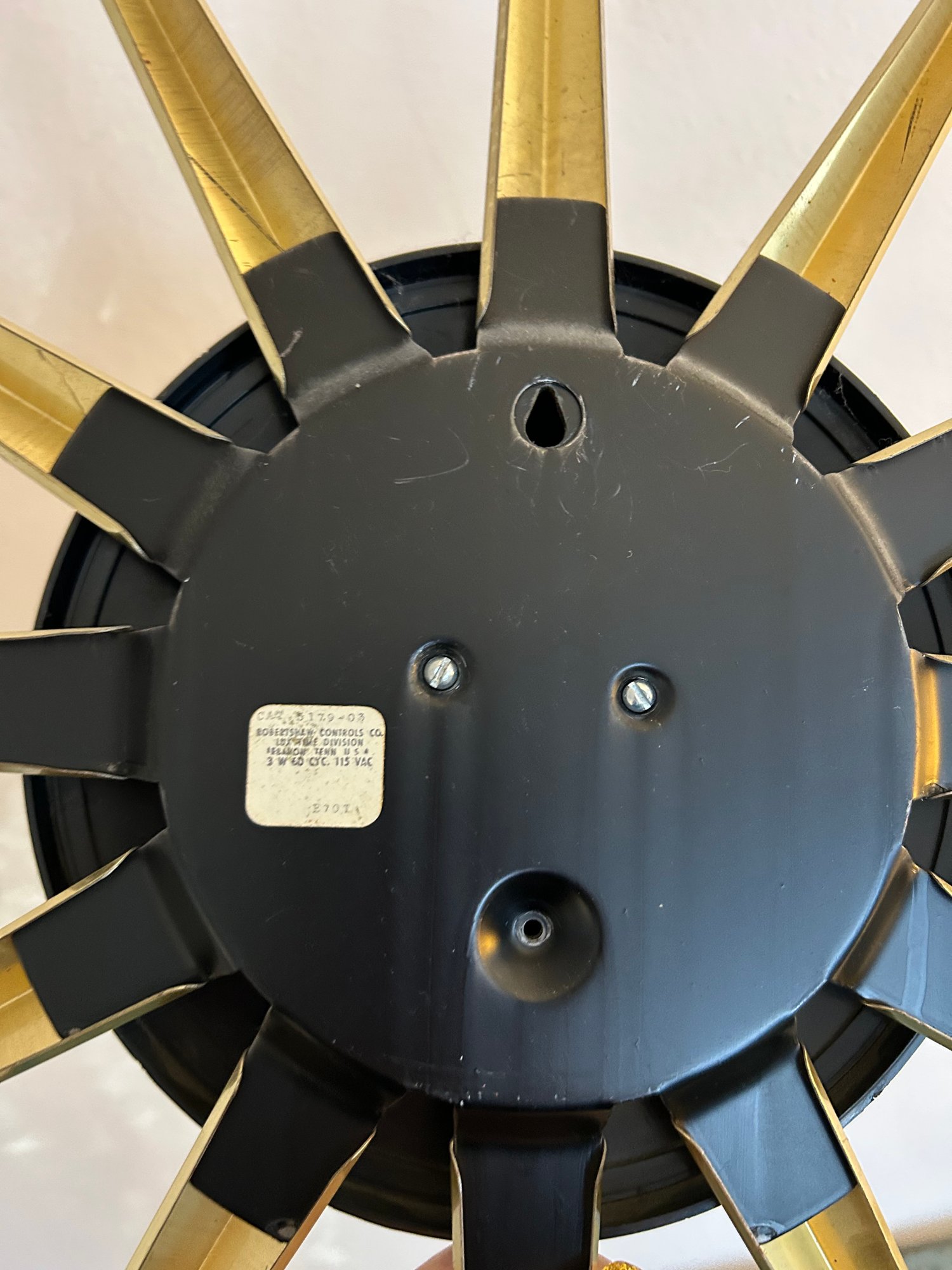 Mid Century Starburst Wall Clock #35413 | Auctionninja.com
