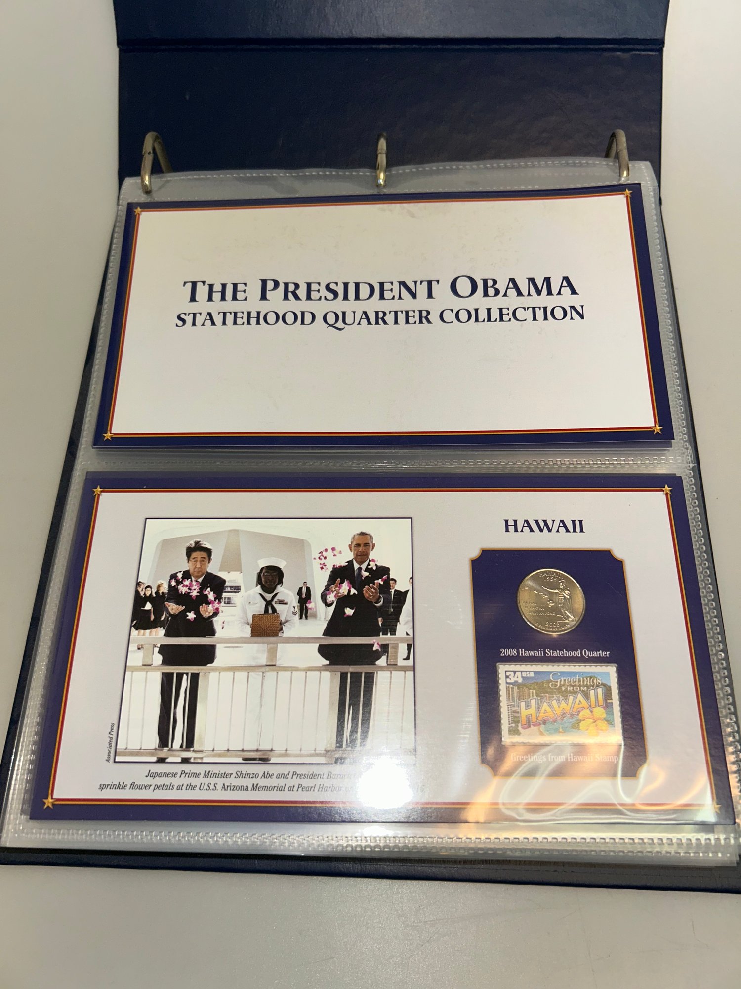 THE PRESIDENT OBAMA STATEHOOD QUARTER COLLECTION #35437 | Auctionninja.com