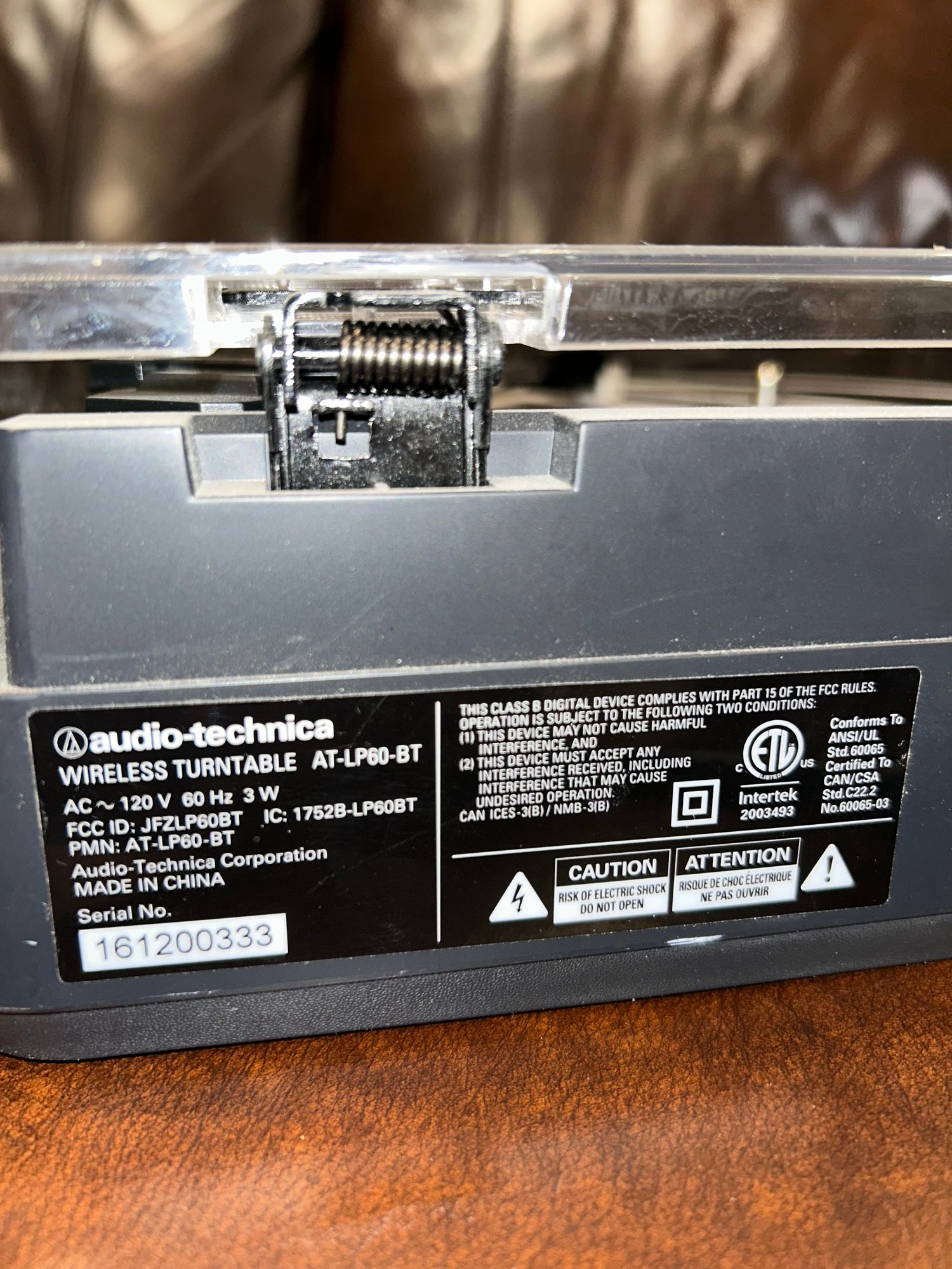 Audio Technica WIRELESS TURNTABLE AT-LP60-BT #40118 | Auctionninja.com