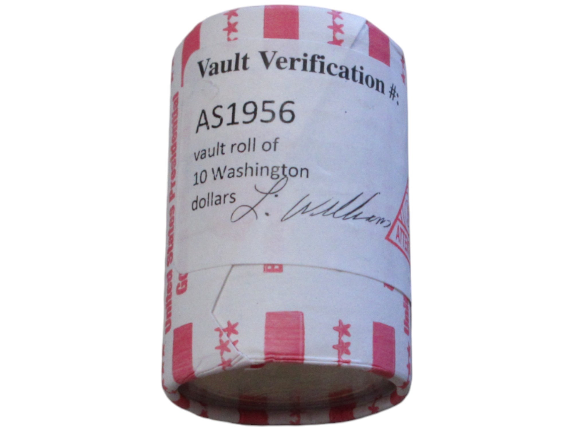 SEATED VAULT ROLL 10 $1 DOLLARS #4860 | Auctionninja.com