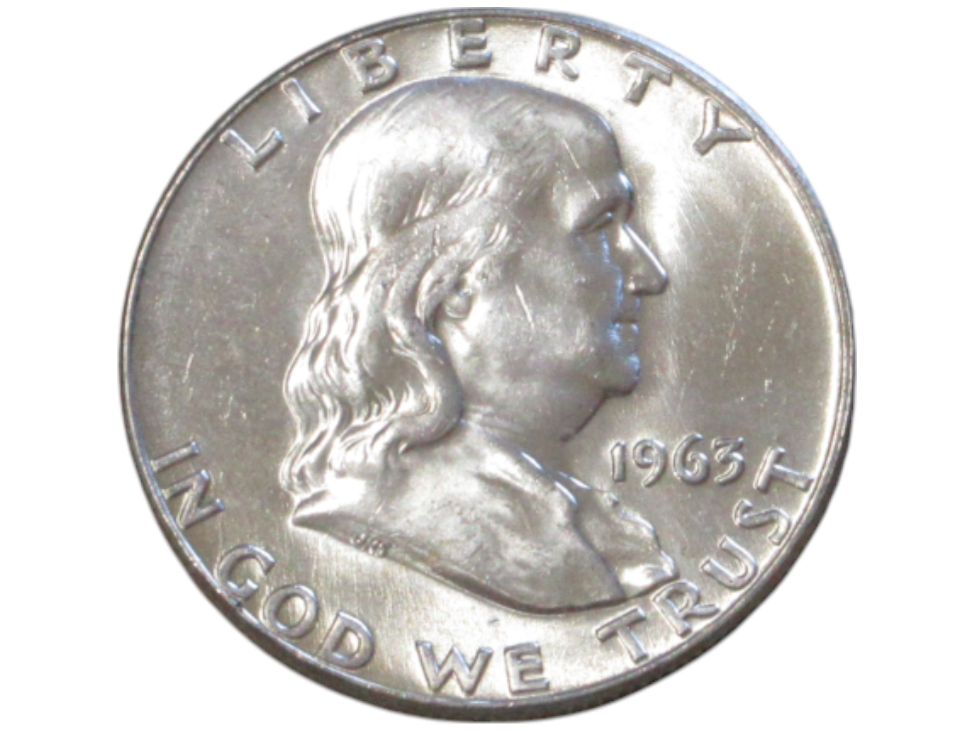 1963 D Franklin Half Dollar - US Silver 50 Cents #7547 | Auctionninja.com