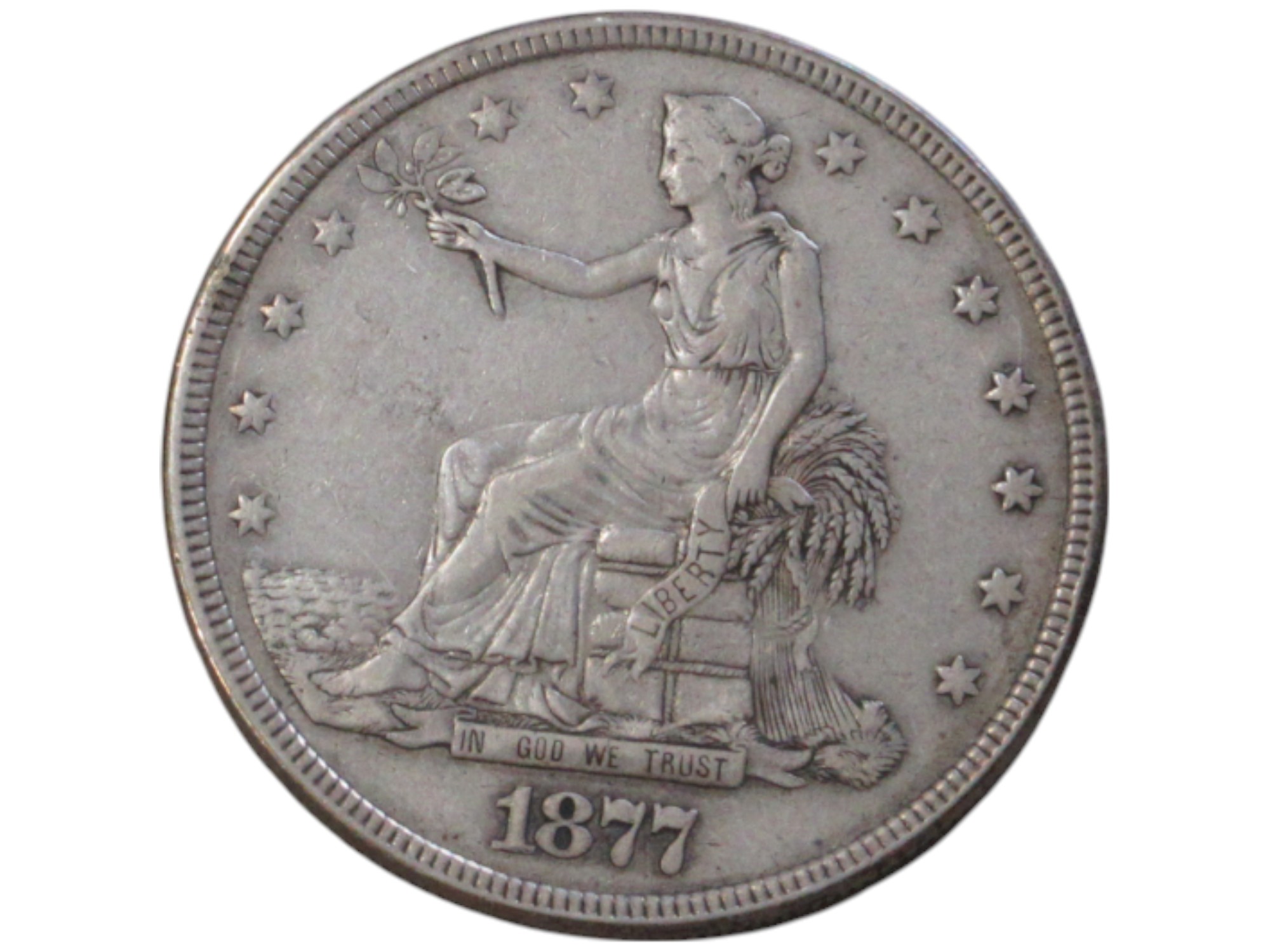 $1 High Grade 1877 Trade Dollar #7878 | Auctionninja.com