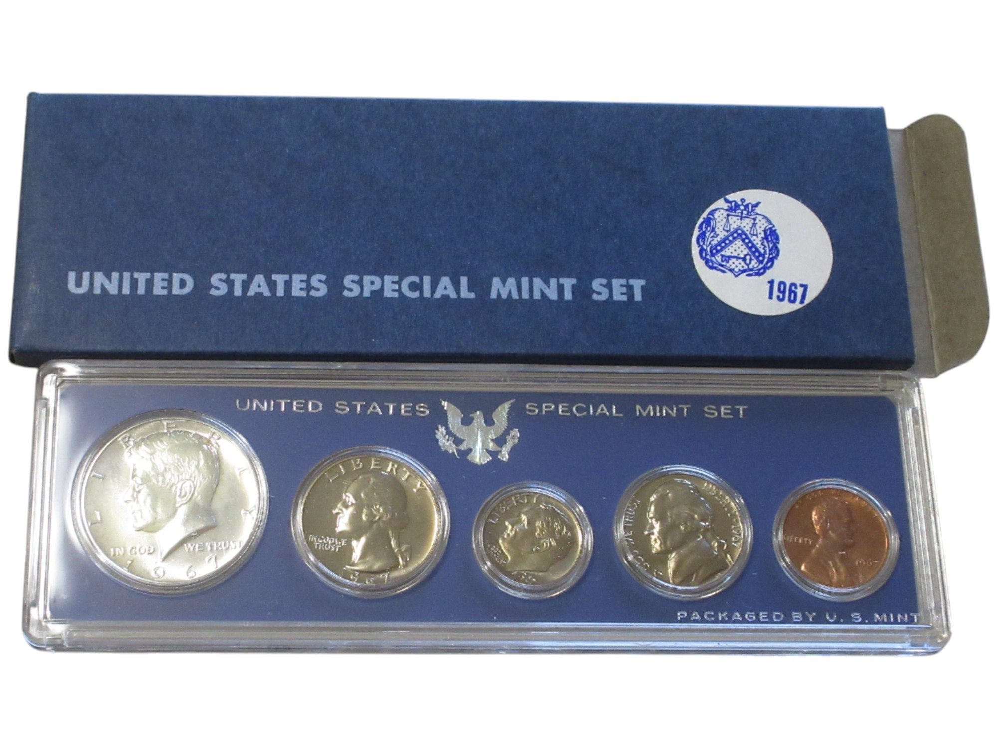 1967 United States Special Mint Set - Original Packaging #8394 ...