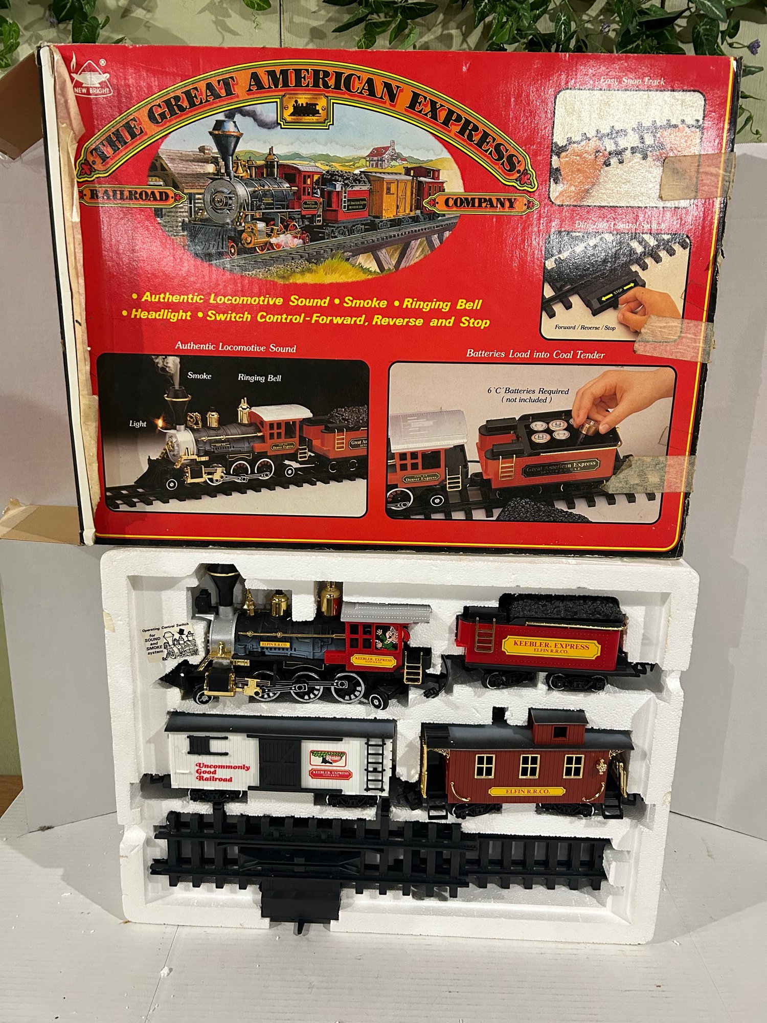 Lot 20-new Bright The Great American Express Company Train Set #1317 ...