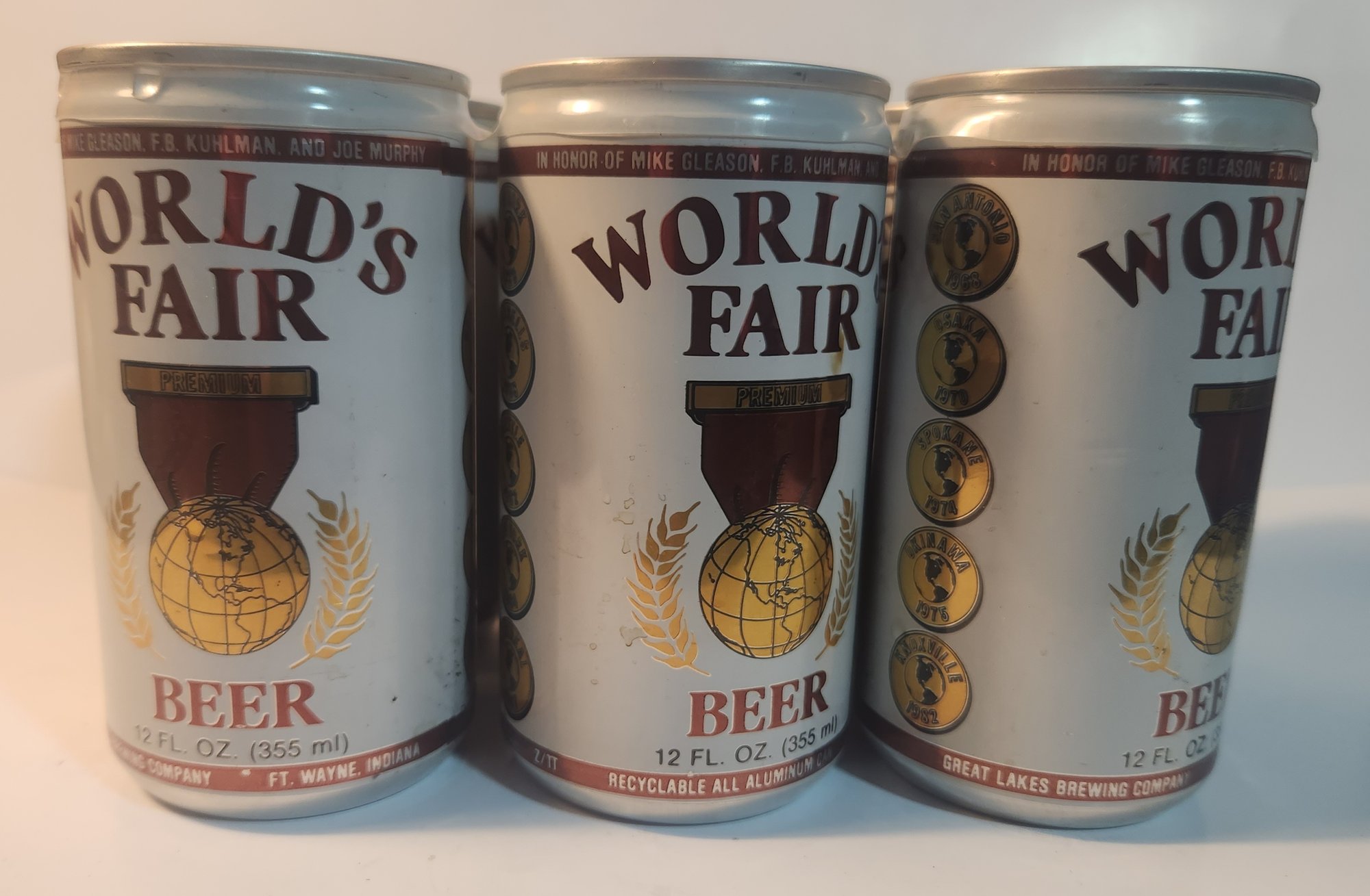 Six Pack Of World's Fair Beer (One Empty) #12973 | Auctionninja.com