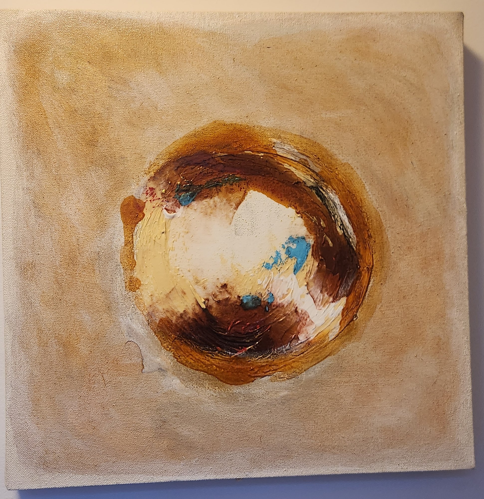 Paula Esty Abstract Oil Painting On Canvas #13597 | Auctionninja.com