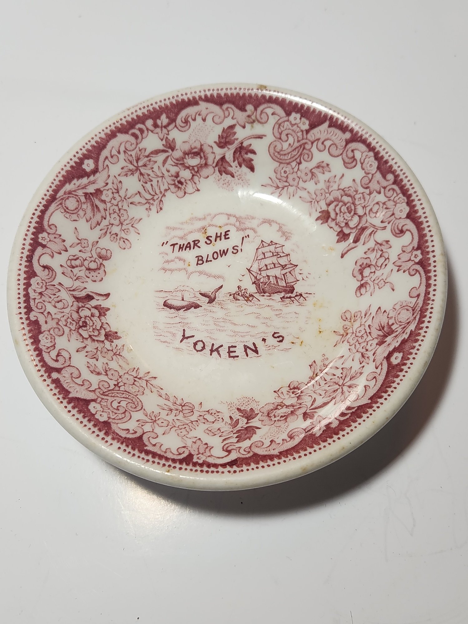 Walker China Yoken's Restaurant Advertising Bowl #14514 | Auctionninja.com