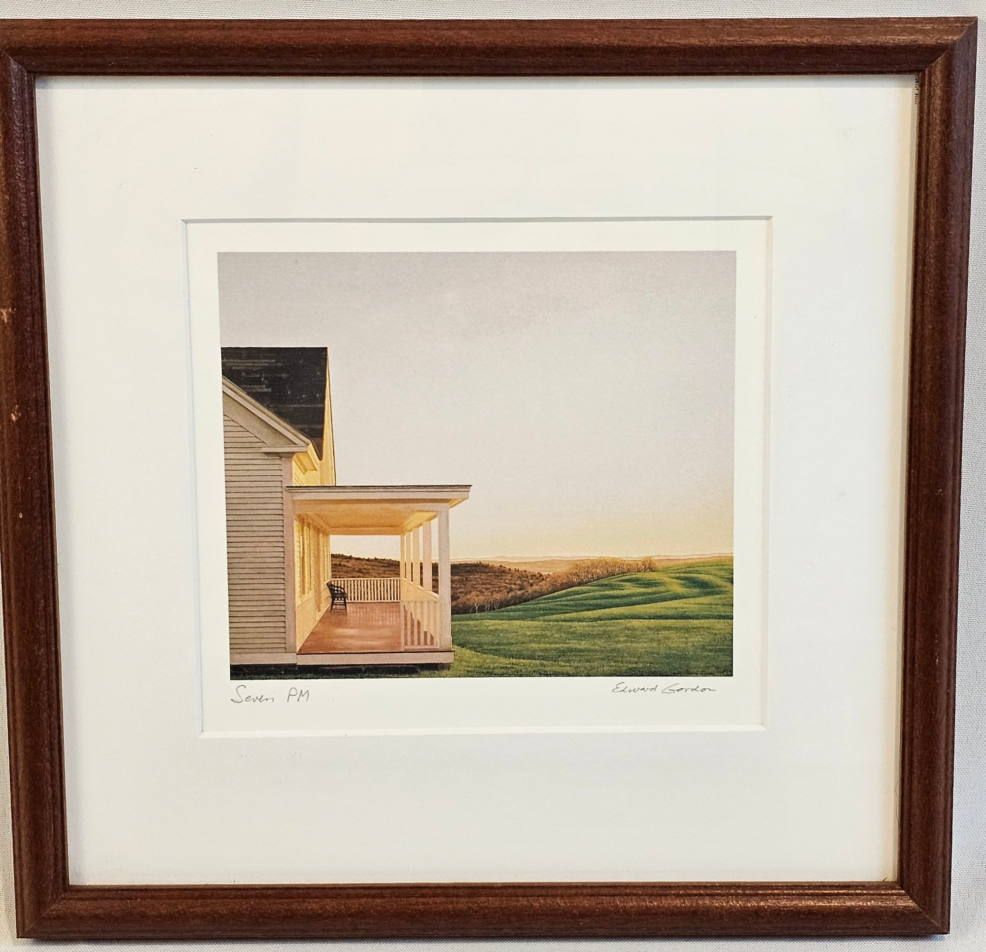 1999- Edward Gordon "seven P.M." - Hand Signed & Numbered Print #2893 ...