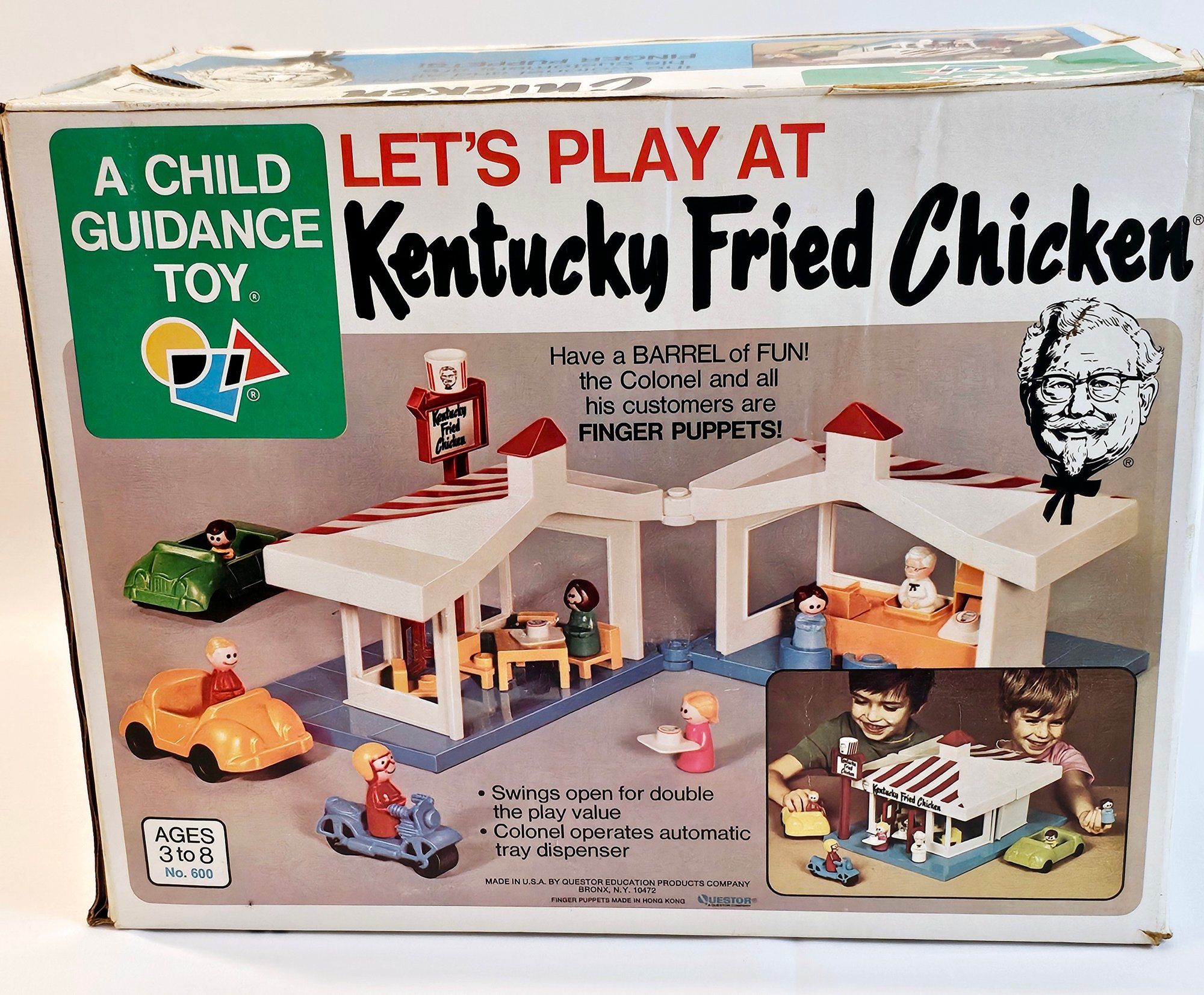 Vintage Child Guidance Toy Kentucky Fried Chicken Playset #2634 ...