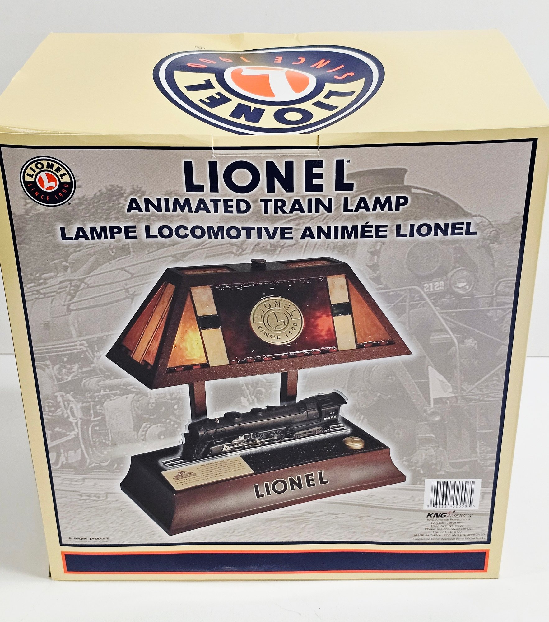 Lionel Animated Train Lamp - New In Box! #3491 | Auctionninja.com
