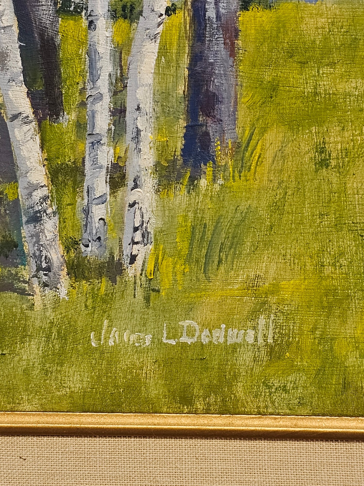 Sailboat Oil On Canvas Painting By James Dodwell - Provenance On Back ...