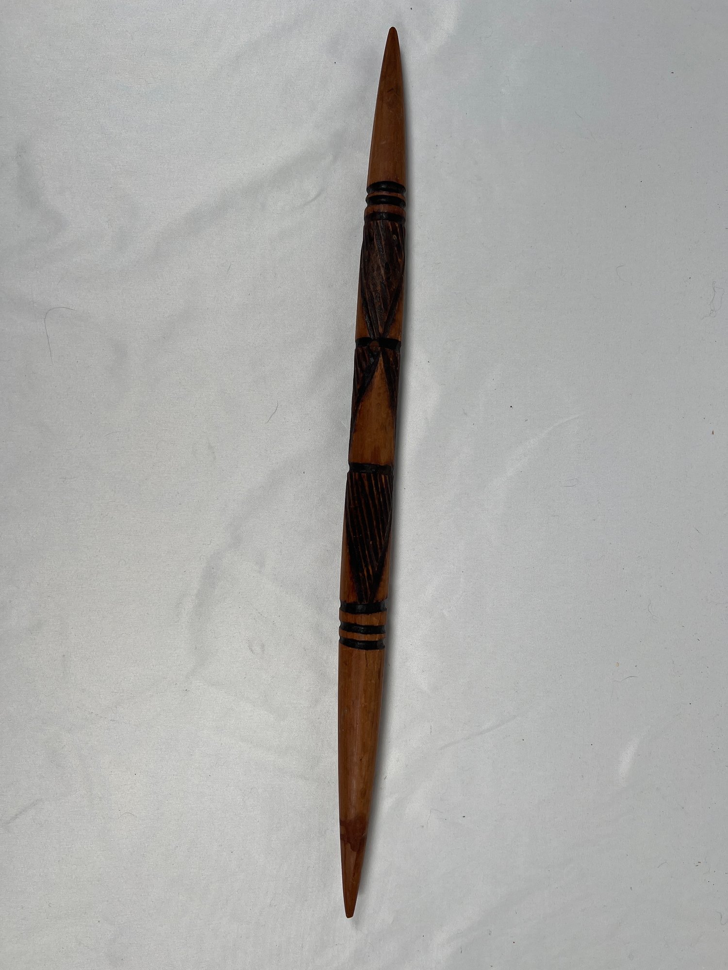 Vintage Aboriginal Wood Music Stick #7592 | Auctionninja.com